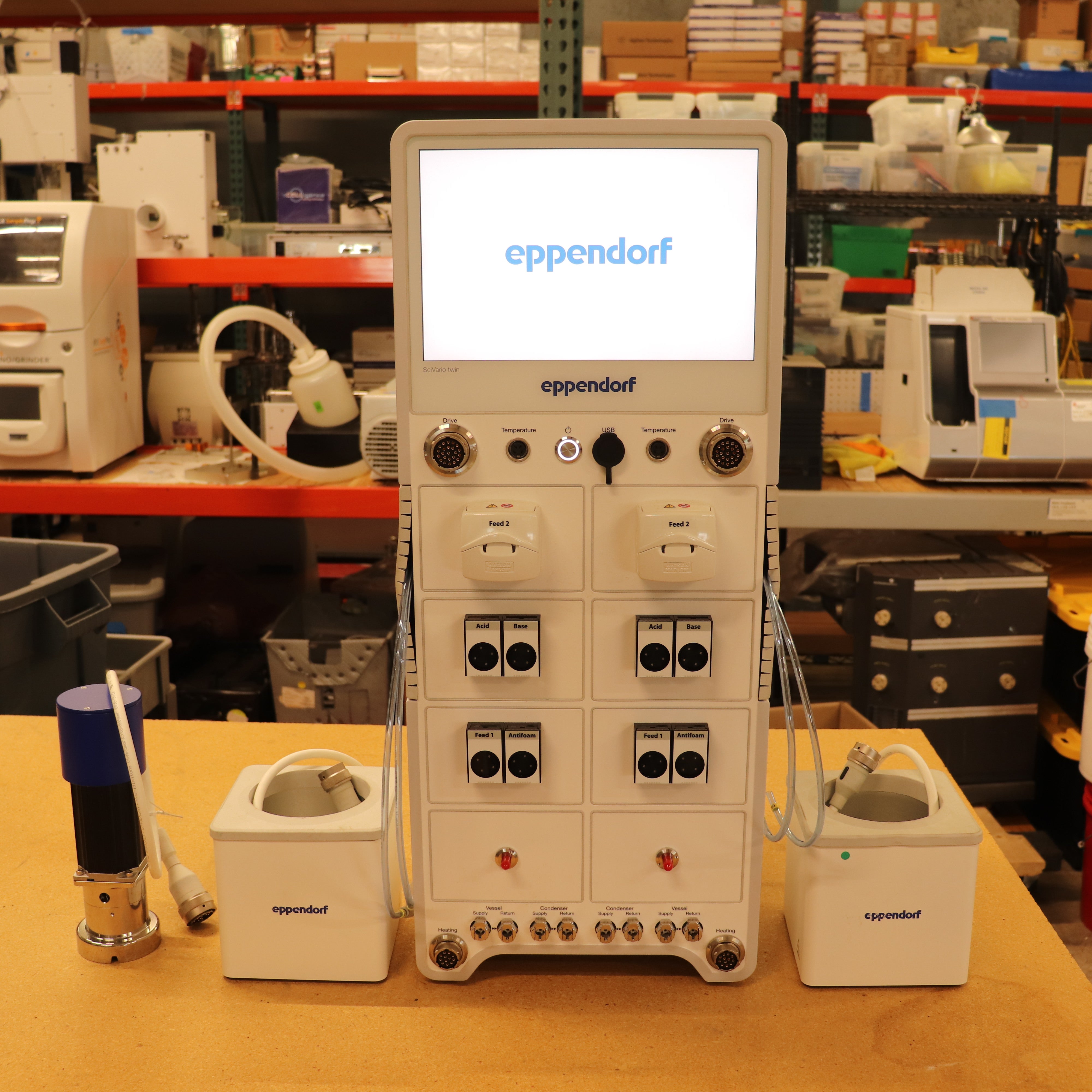 Eppendorf SciVario Twin Next-Generation Bioreactor Bioprocess Controll