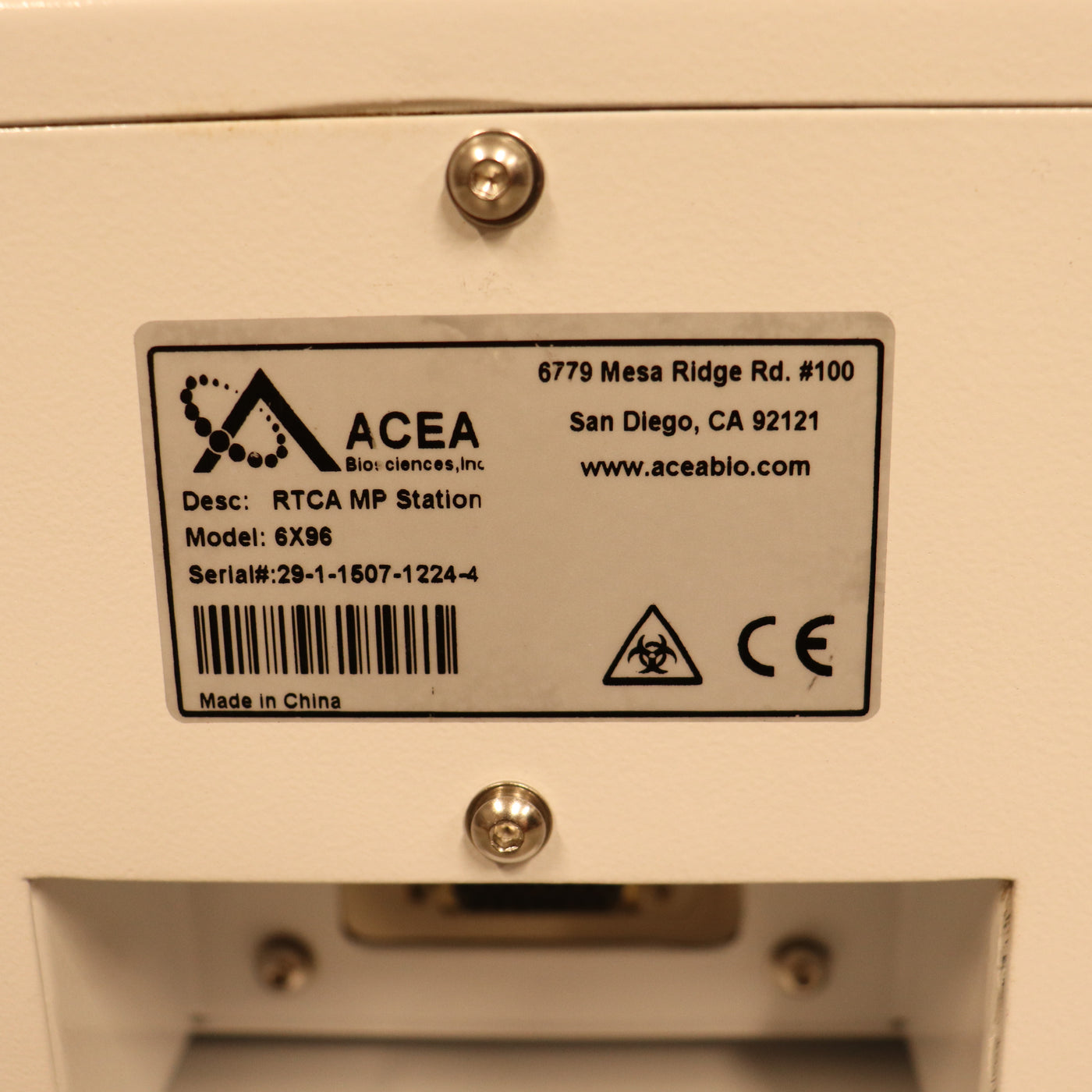 Agilent Acea xCELLigence RTCA + RTCA MP 6x96 Real Time Cell Analysis