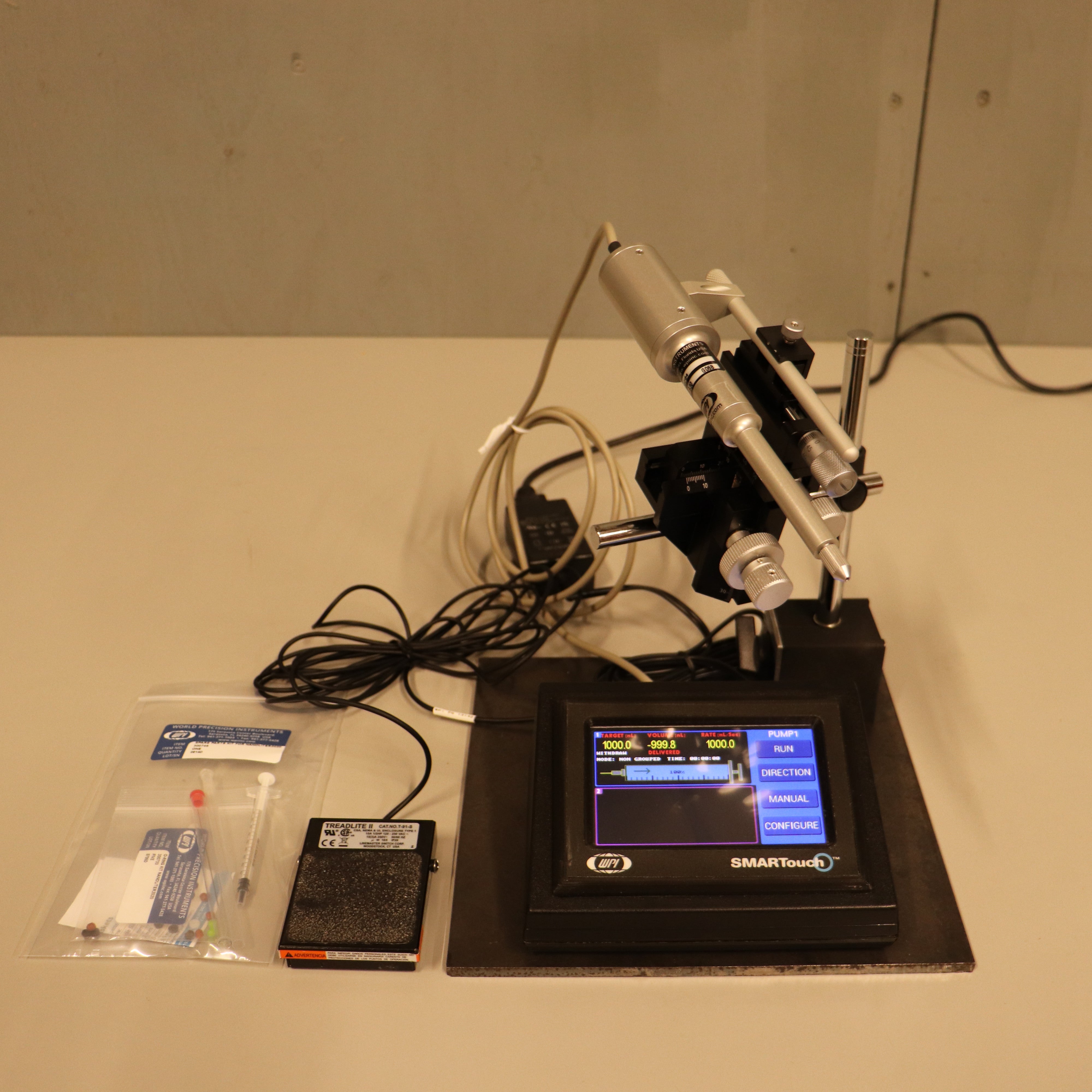 WPI Nanoliter 2020 w/ Micro-2T SmartTouch Controller + 300704 Injector