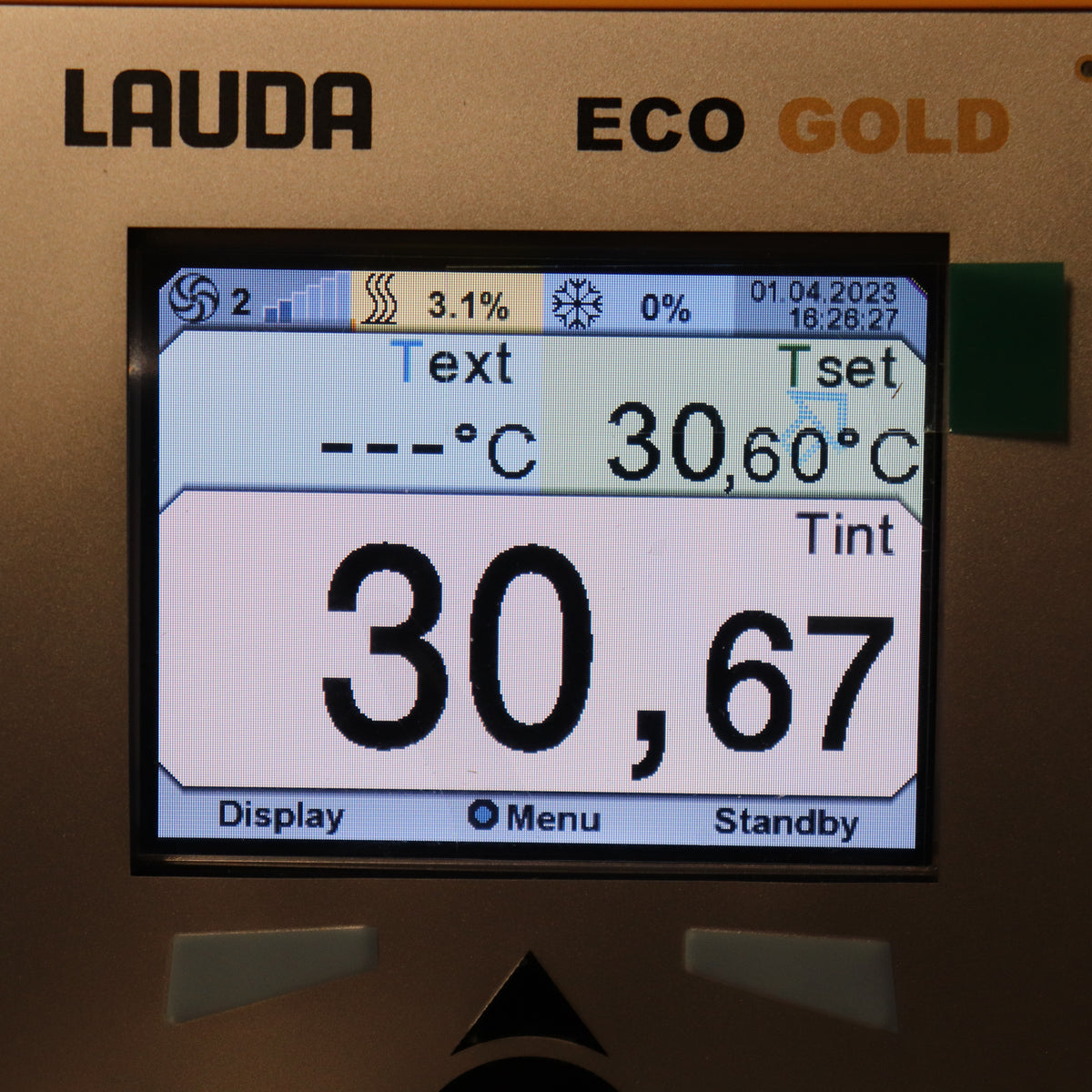 LAUDA ECO RE 415 G 4L WATER BATH CIRCULATOR w/ ECO Gold Control Head