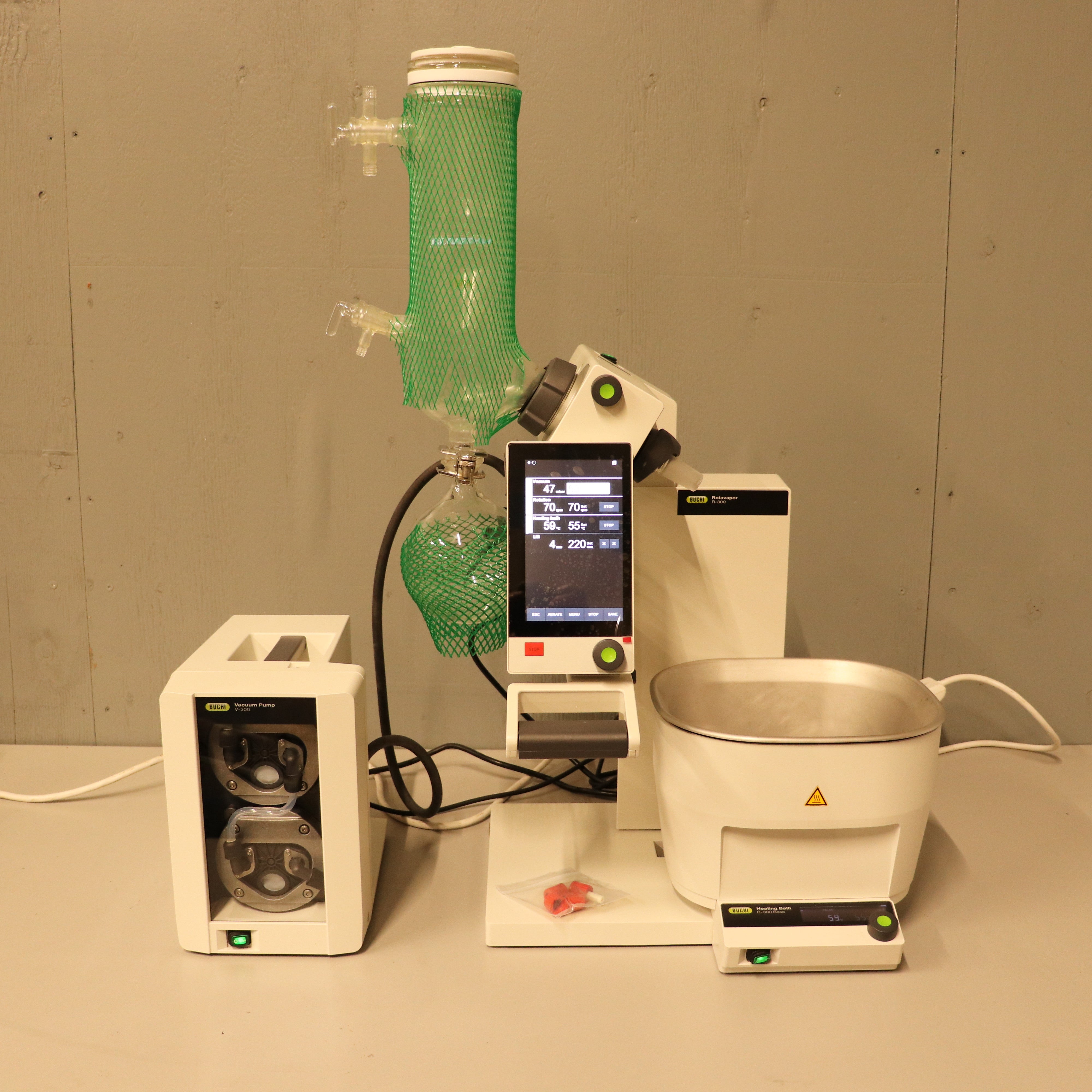 BUCHI R-300 EL Rotavapor Electric Lift Cold Trap w/ I-300 Pro