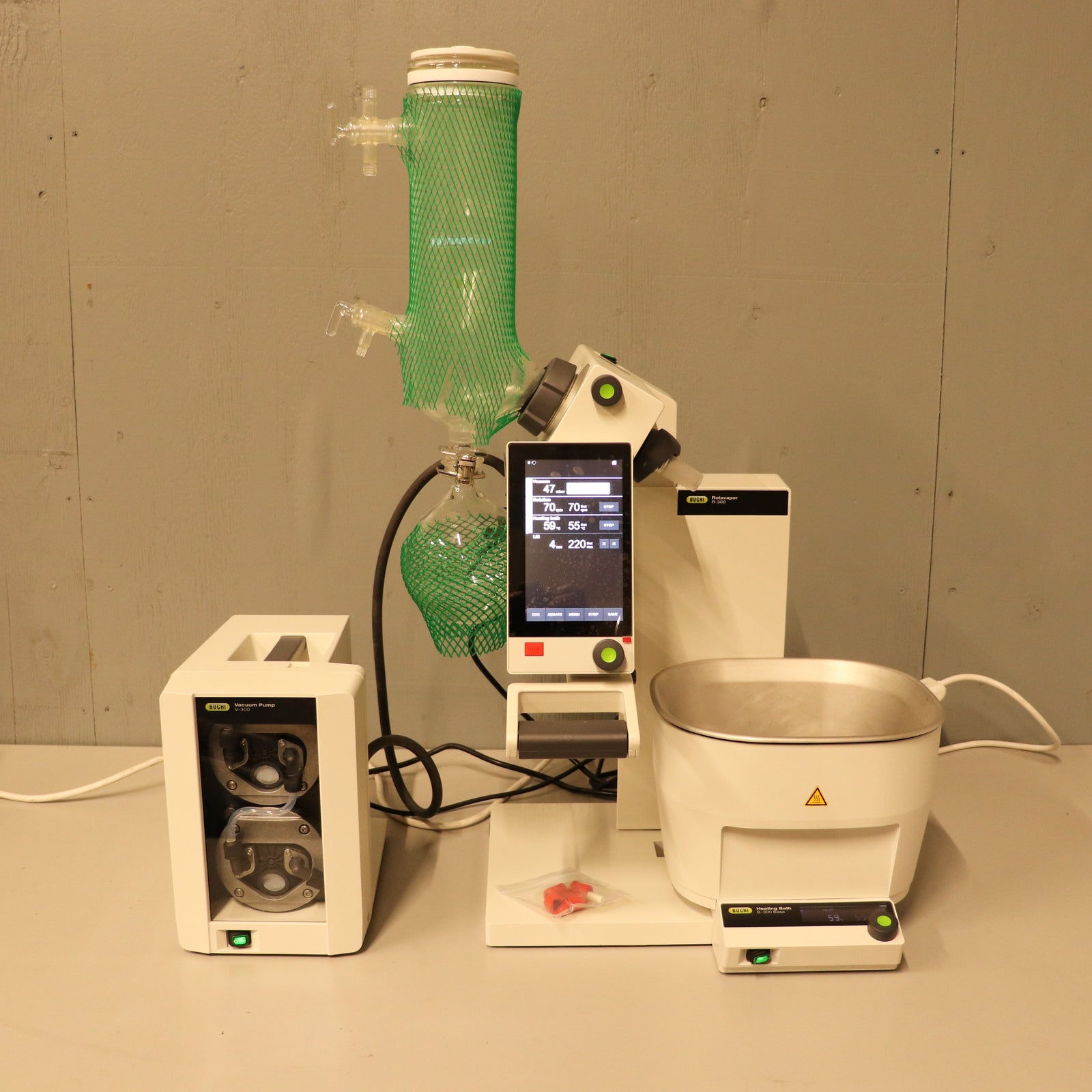 BUCHI R-300 EL Rotavapor Electric Lift Cold Trap w/ I-300 Pro