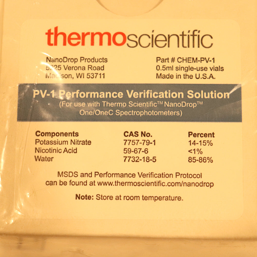 Thermo Scientific NanoDrop Performance Verification Solution PV-1