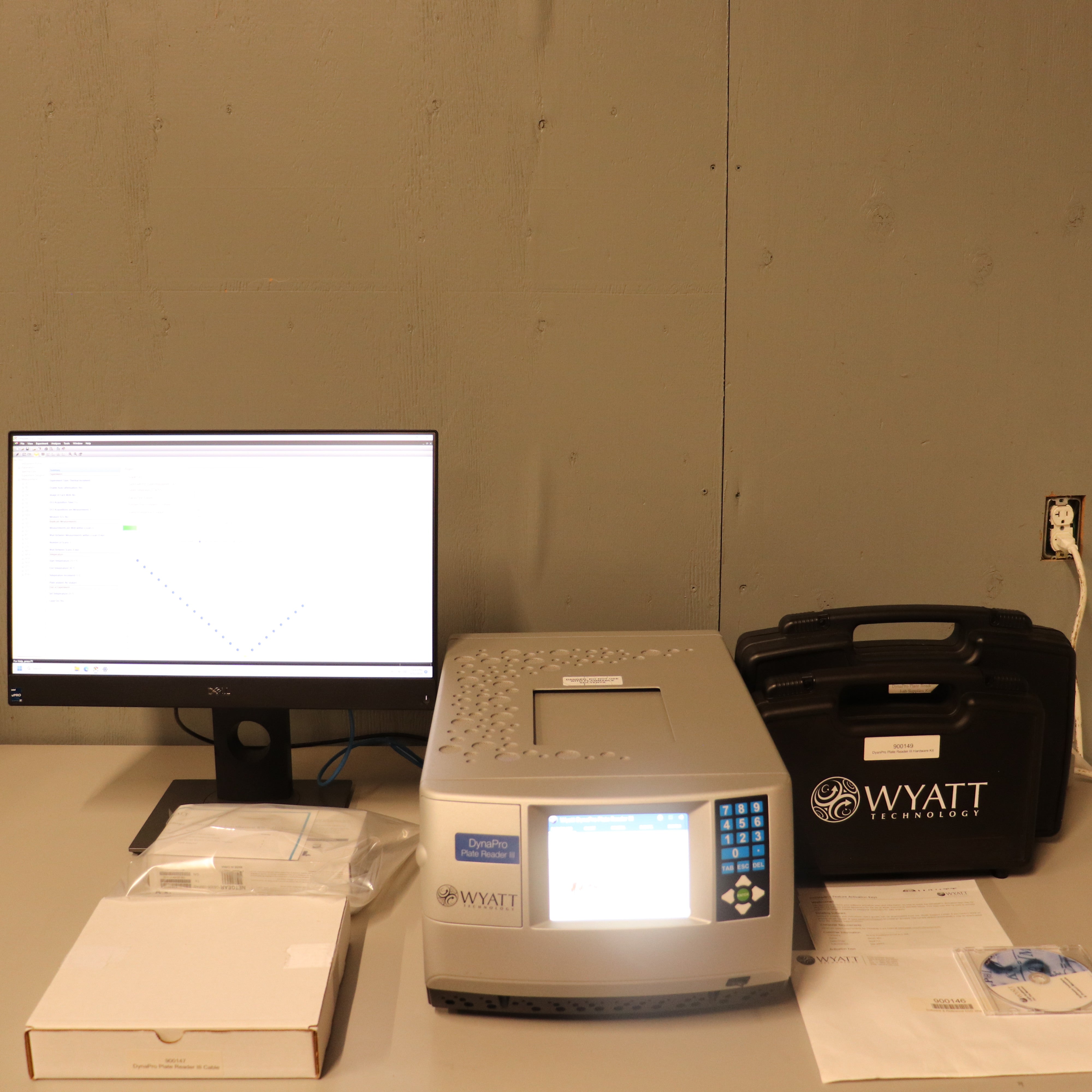 Wyatt DLS Dynamic Light Scattering DynaPro PlateReader III WPR3-00
