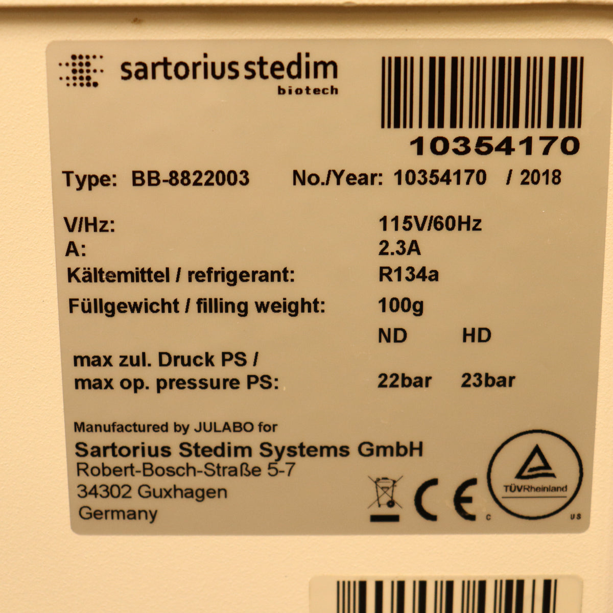 Sartorius BioStat A Bioreactor Controller System w/ 1L & 5L SW Vessels