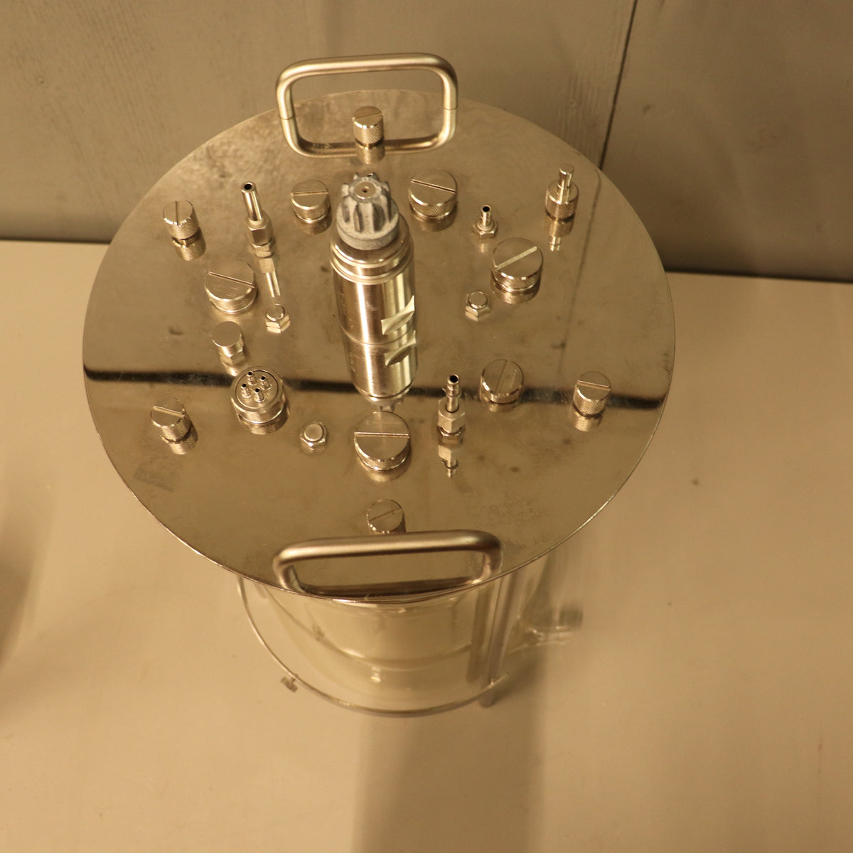 Sartorius Stedim 10L Jacketed Double Wall Glass Bioreactor Fermenter V