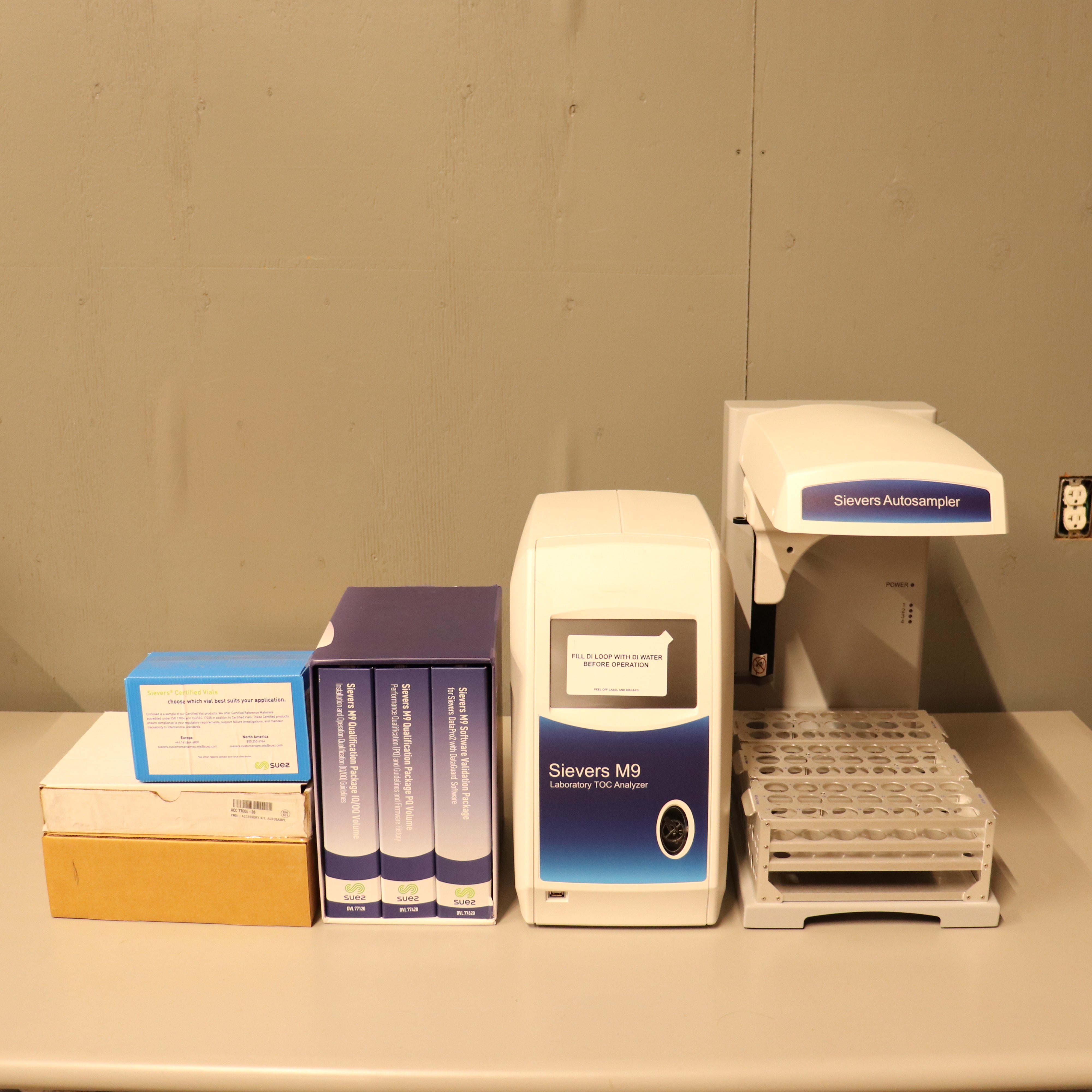 Veolia Suez GE Sievers M9 Lab TOC Analyzer with Autosampler and Qual P