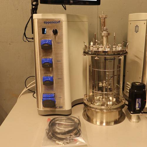 3x Eppendorf BioFlo 320 Bioprocess Control Station Fermenter Bioreacto