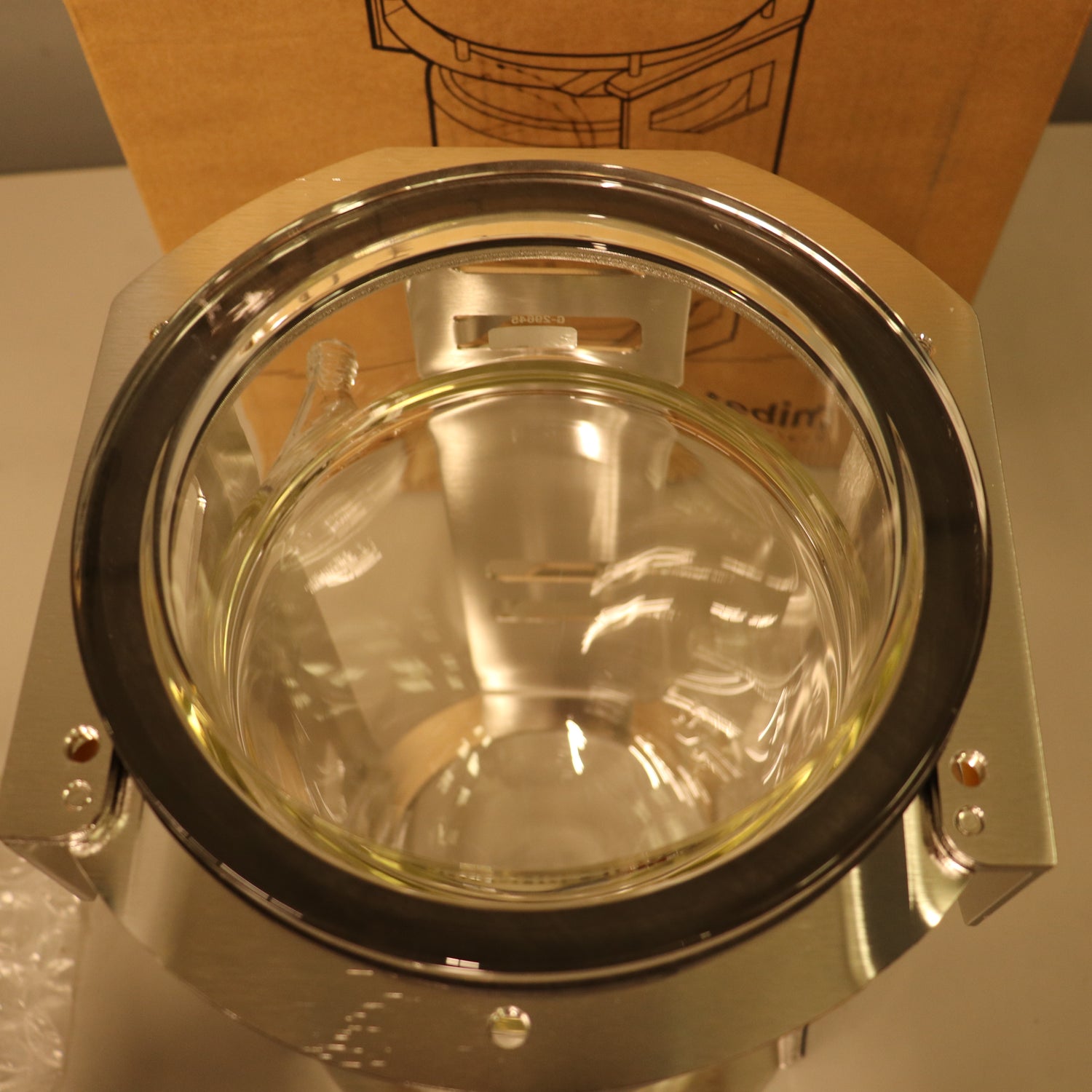 Sartorius Stedim 5L Double Wall Jacketed Glass Bioreactor Fermenter Un