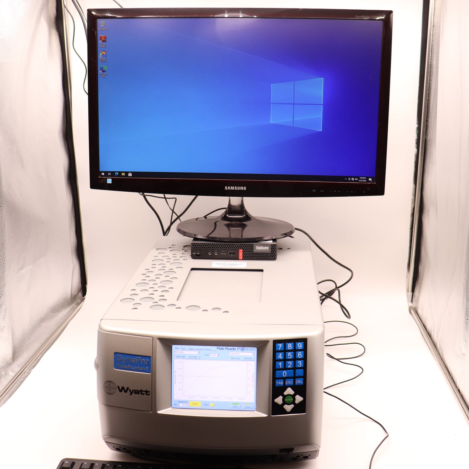 Wyatt DLS Dynamic Light Scattering DynaPro PlateReader II WPR2-03 w/ P