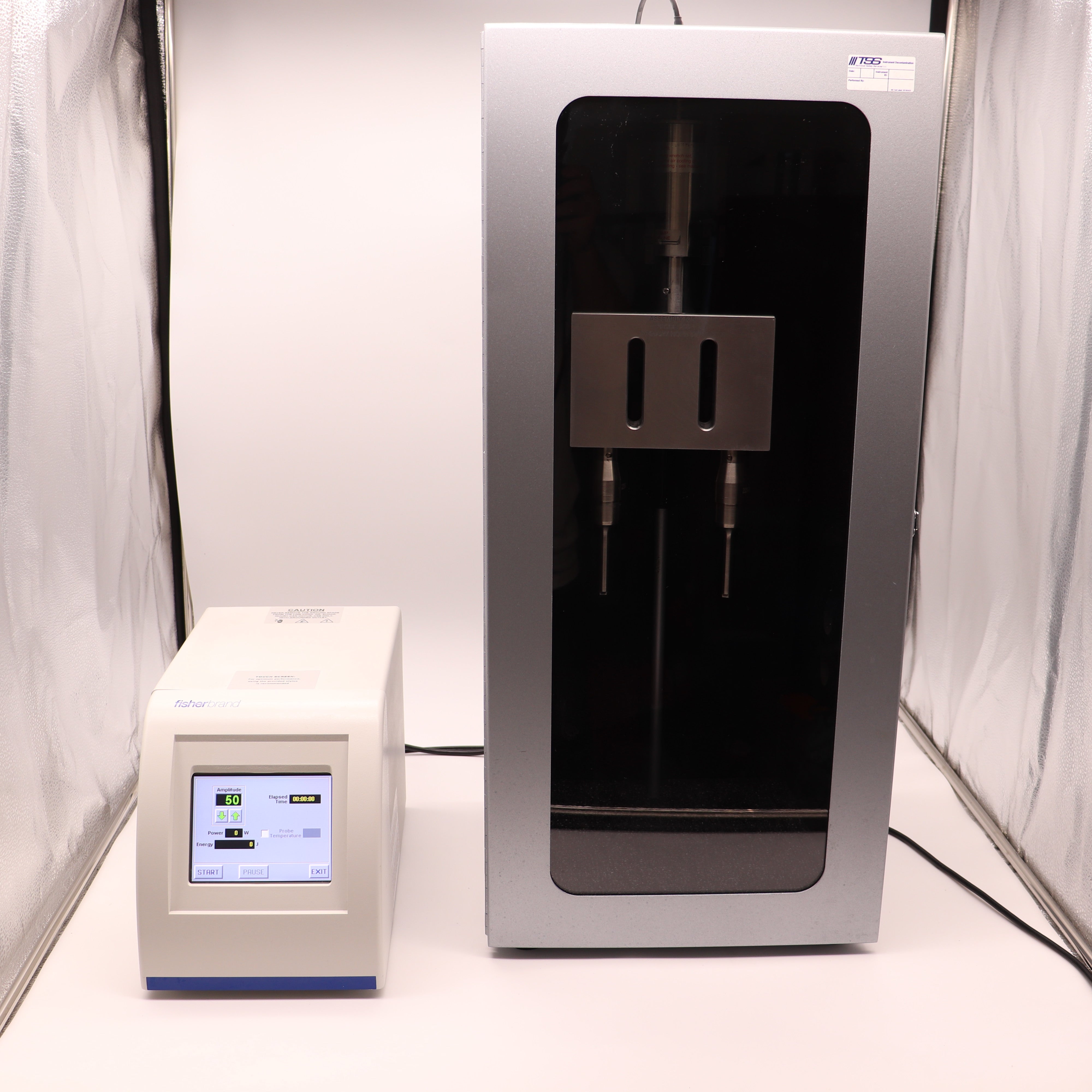 Fisherbrand Model 705 Sonic Dismembrator w/ Dual Probe and Sound Enclo