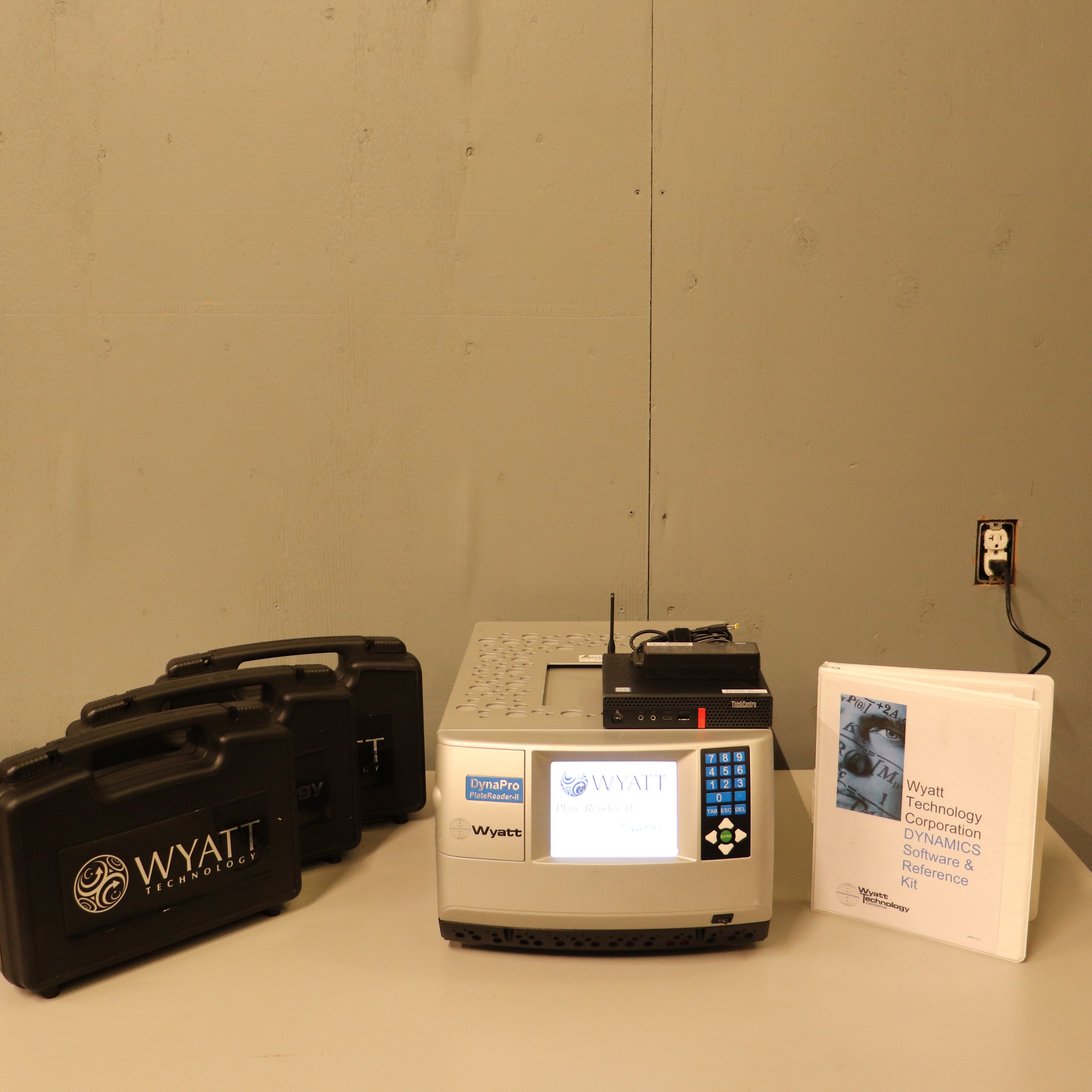 Wyatt DLS Dynamic Light Scattering DynaPro PlateReader II WPR2-03 w/ P