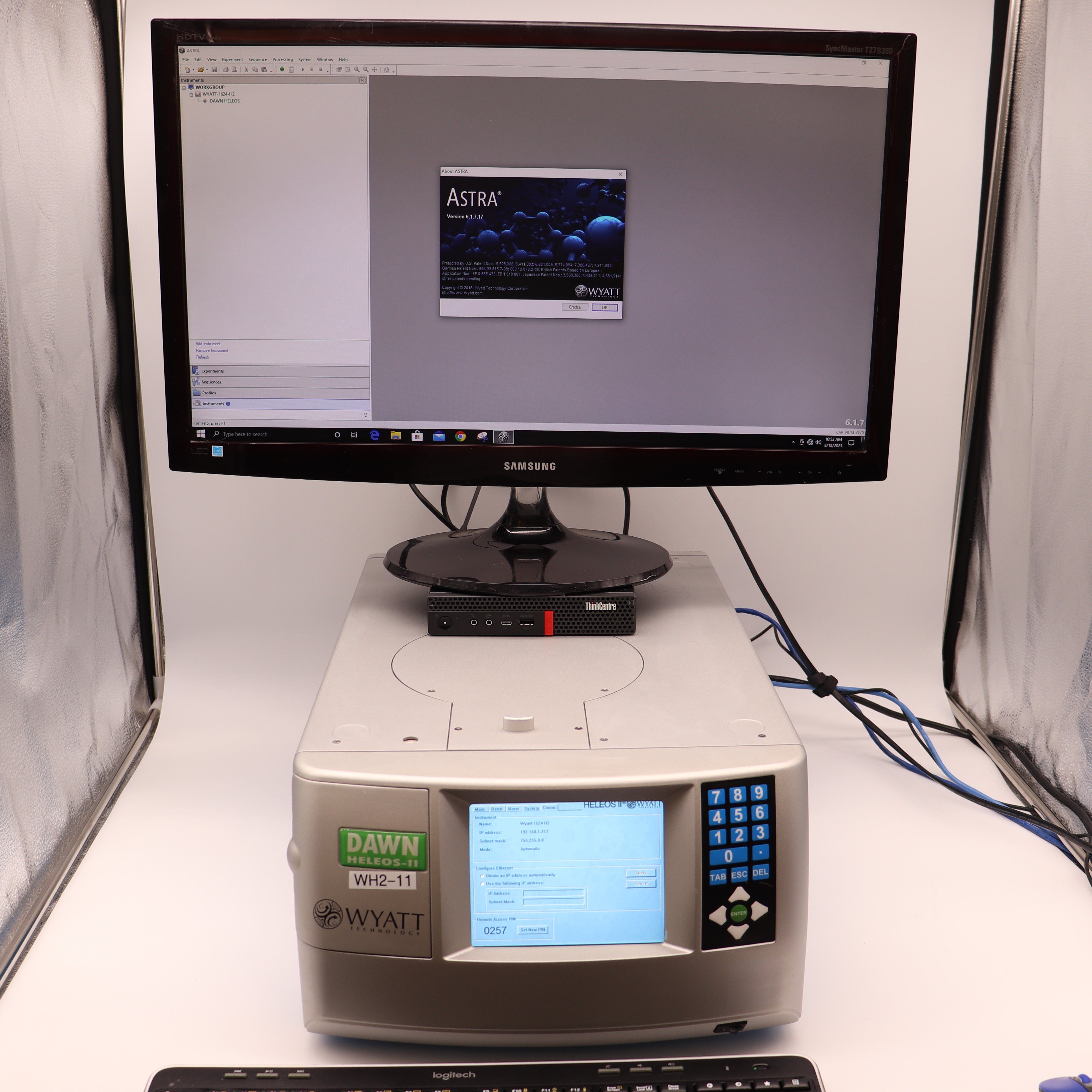 Wyatt Dawn Heleos II MALS Detector MY2016 w/ PC WH2-11