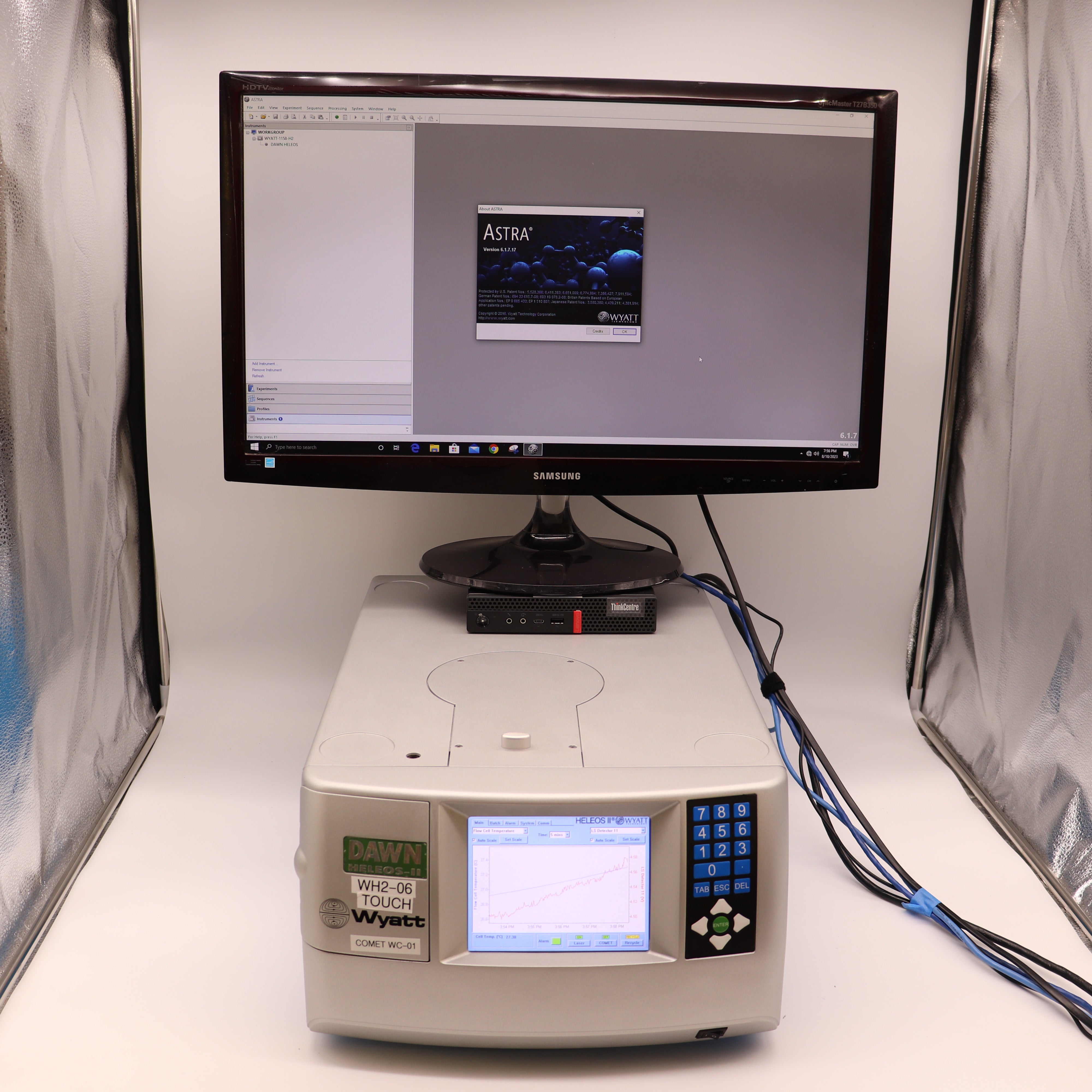 Wyatt Dawn Heleos II MALS Detector WH2-06 w/ Astra