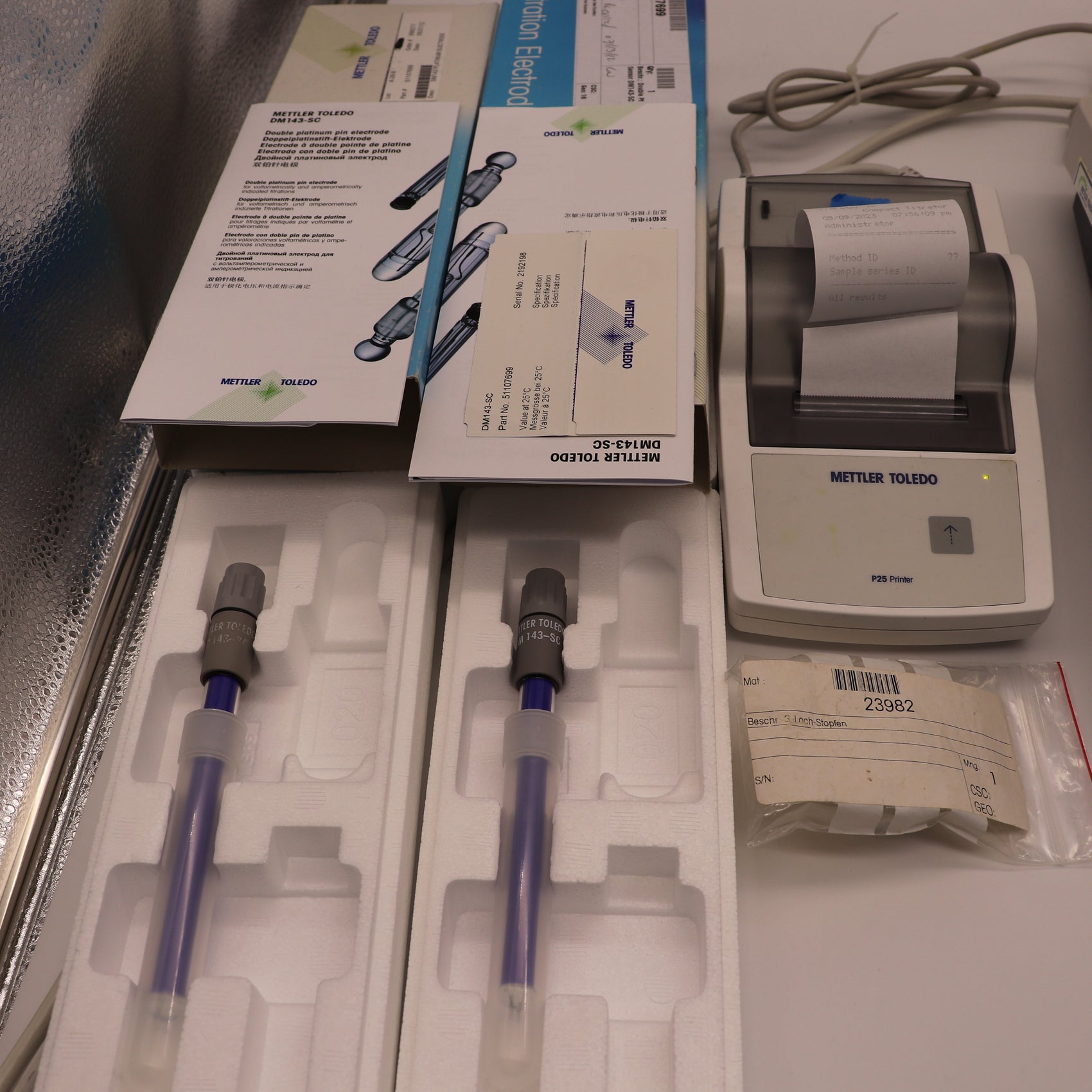 Mettler Toledo V30 Compact Volumetric KF Titrator