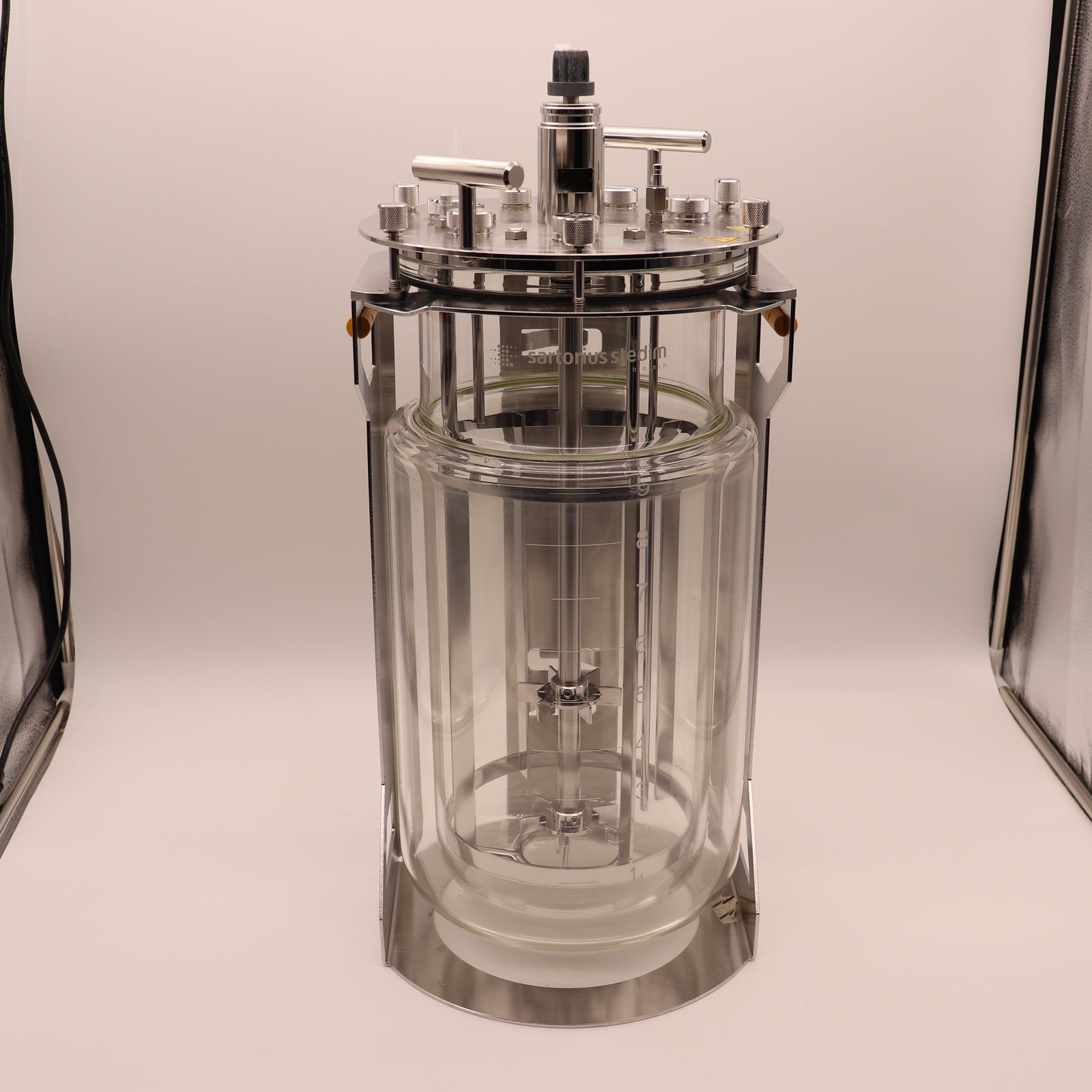 Sartorius Stedim 10L Double Wall Glass Bioreactor Fermenter Univessel-