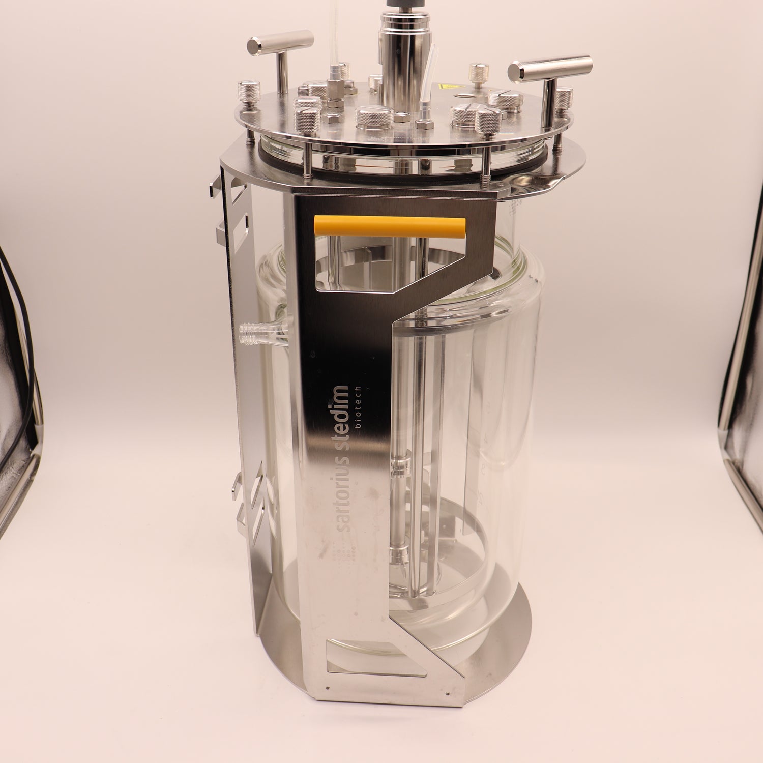 Sartorius Stedim 10L Double Wall Glass Bioreactor Fermenter Univessel-