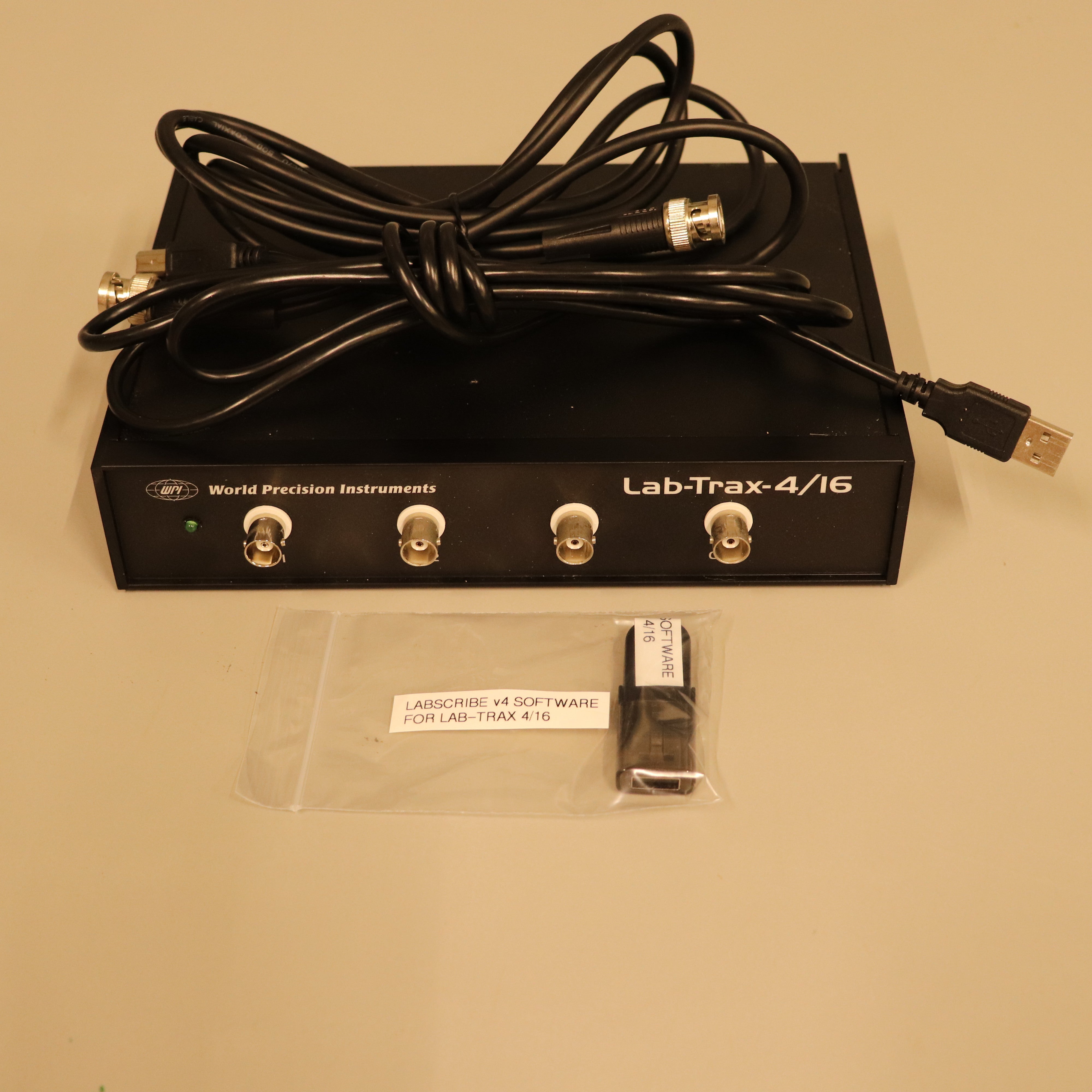 WPI LABTRAX 4-CHANNEL DATA ACQUISITION 4/16 LAB-TRAX-4 LT-4/16S