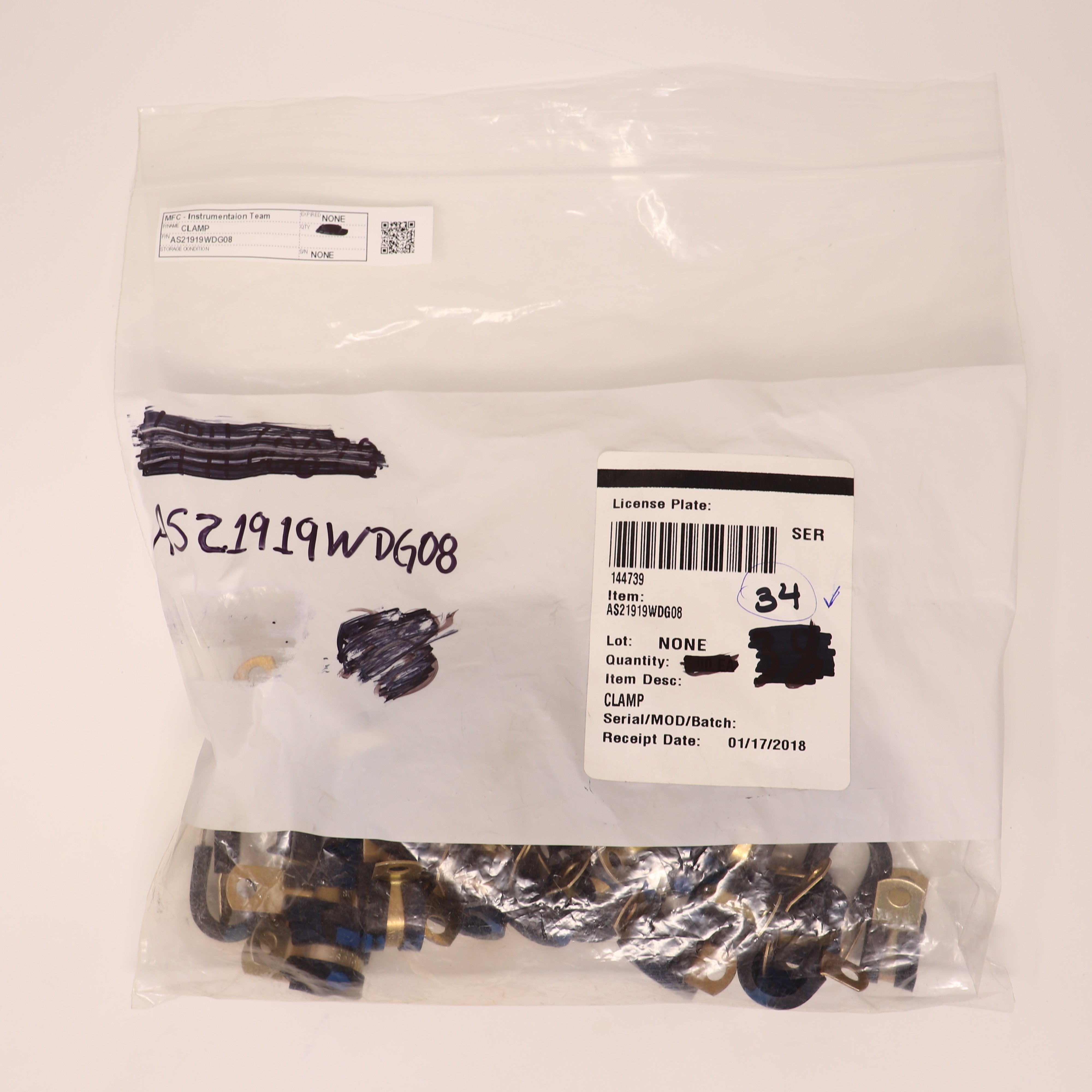 34 Pack UMPCO Loop Clamp AS21919WDG08