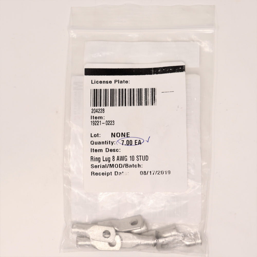 7 Pack 8 AWG Size 10 (M5) Molex Terminal 19221-0223