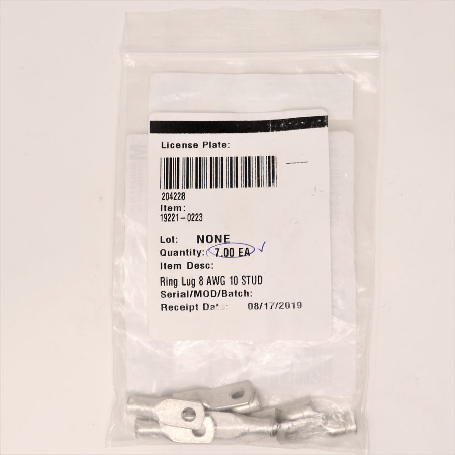 7 Pack 8 AWG Size 10 (M5) Molex Terminal 19221-0223