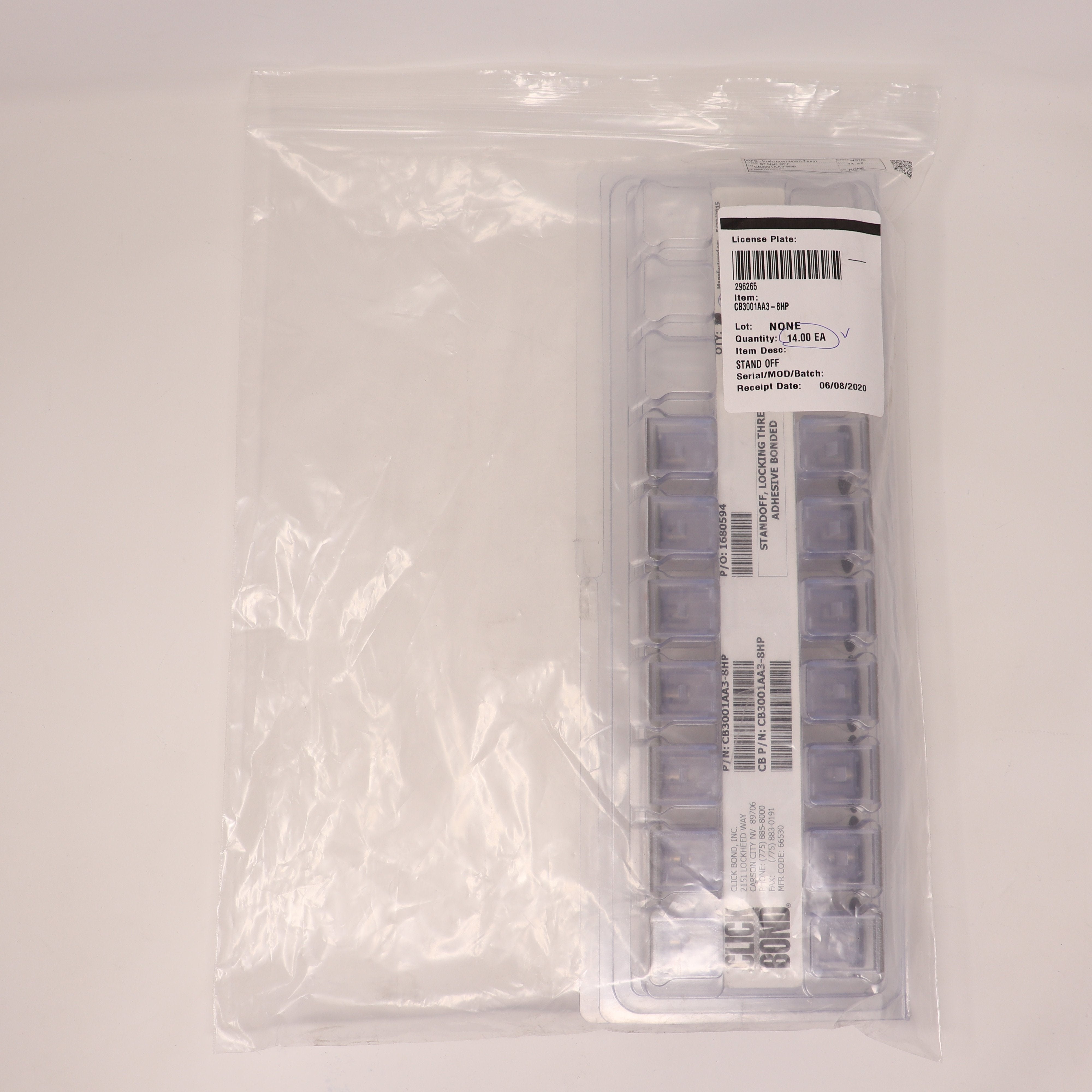 14-Pack Click Bond Standoff CB3001AA3-8HP