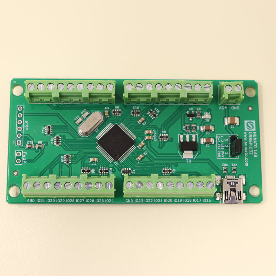 (2) Numato Lab 32-Channel USB GPIO Module USBGPI032