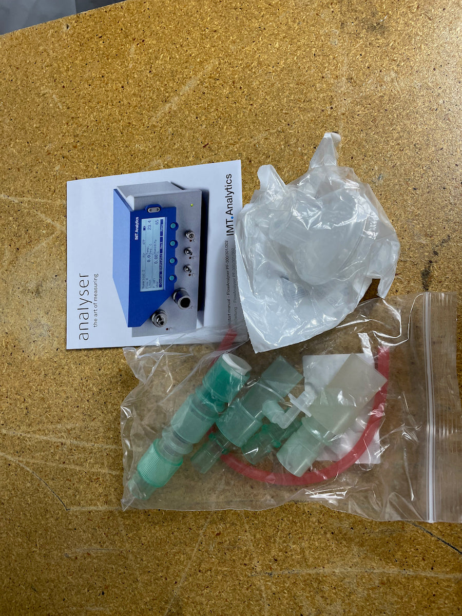 IMT Medical PF-300 Gas Flow Analyzer Ventilator Calibrator Tester