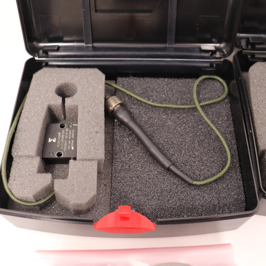 Lot of (4) PCB Endevco Meggitt Accelerometer 7290DM7-30-D-20