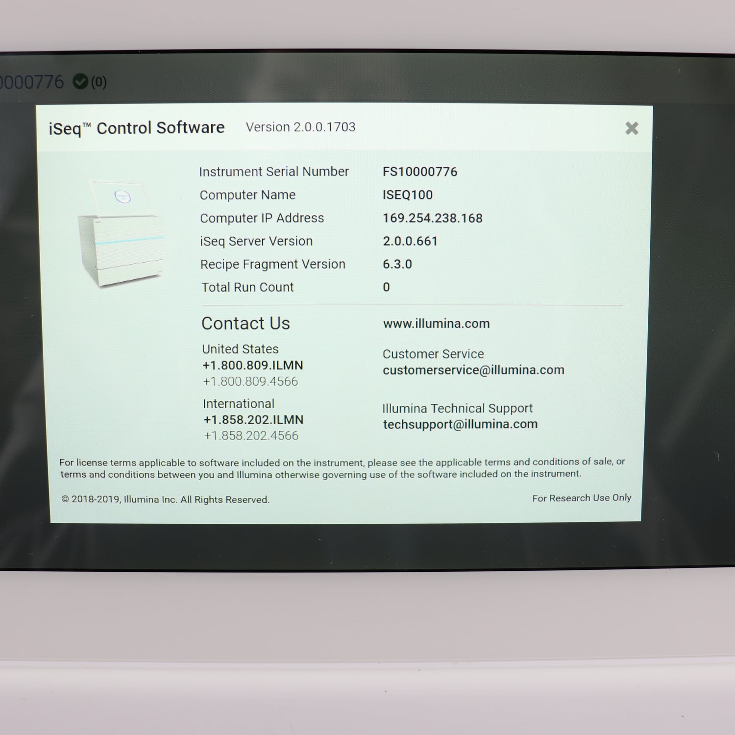 Illumina iSeq 100 Next Generation NGS DNA/ RNA Sequencing System
