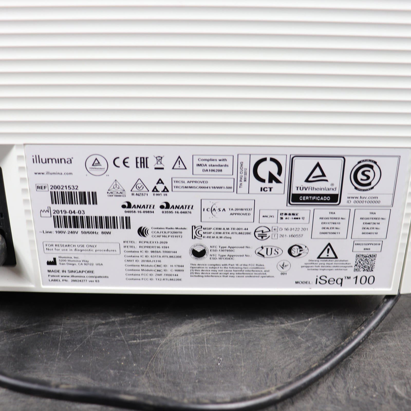 Illumina iSeq 100 Next Generation NGS DNA/ RNA Sequencing System