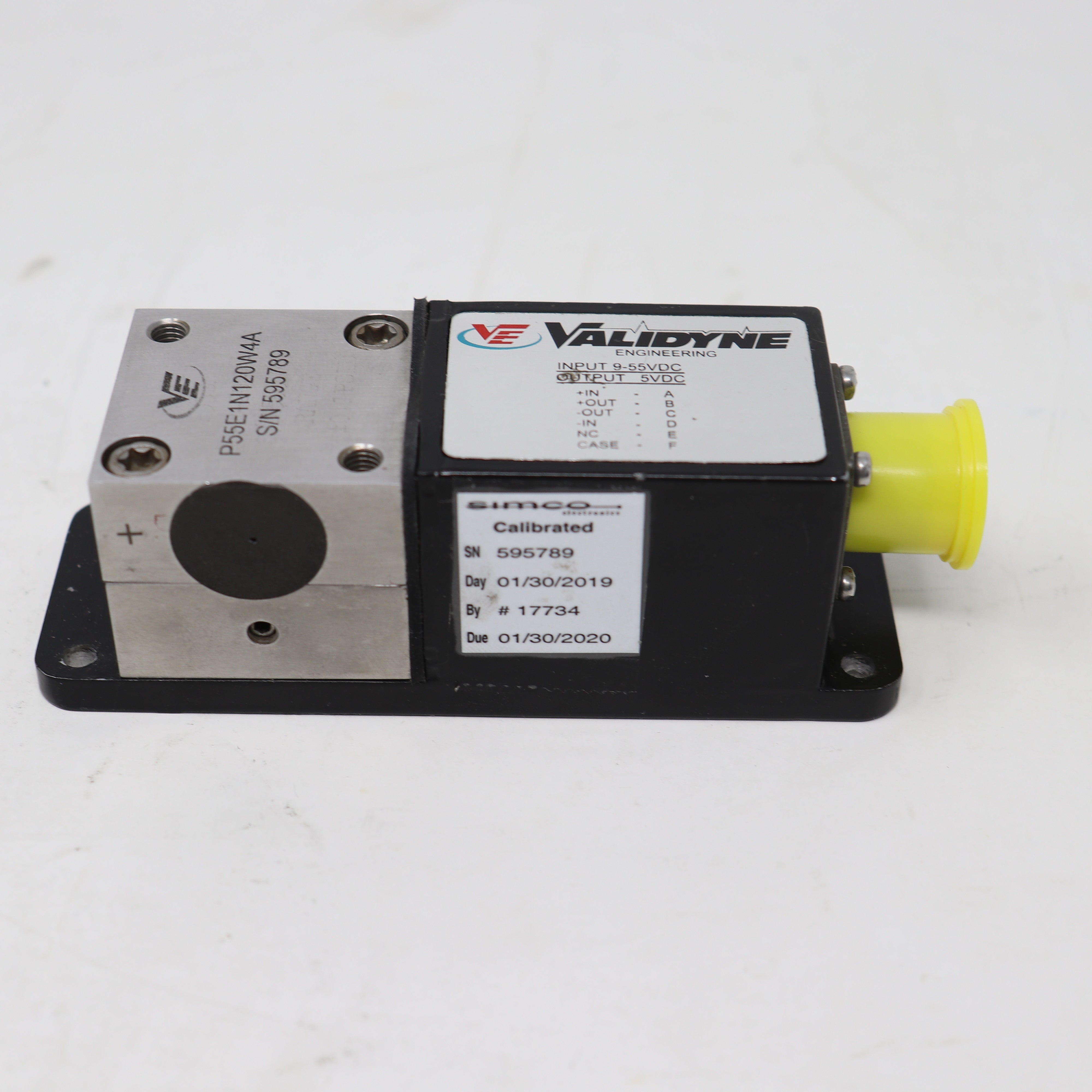 Validyne Pressure Transducer/ Sensor & Transmitter Extended P55E