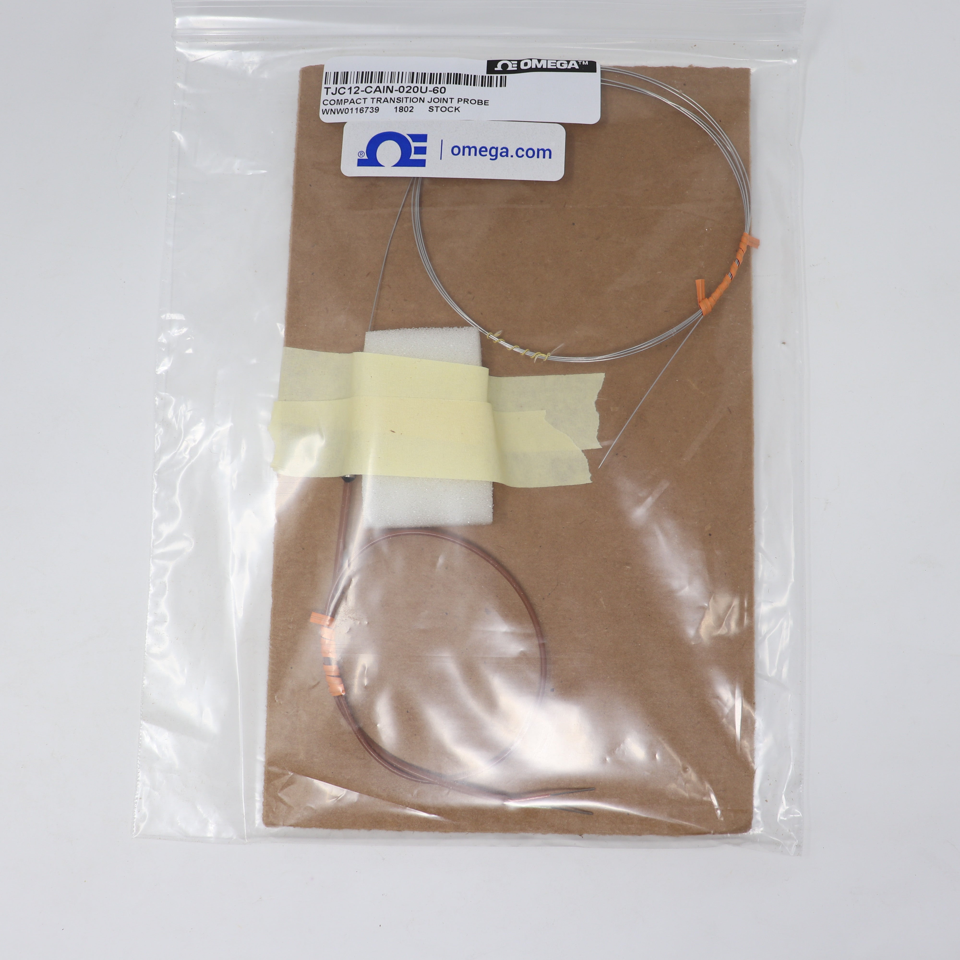 Omega Thermocouple Compact Transition Joint Probe TJC12-CAIN-020U-60