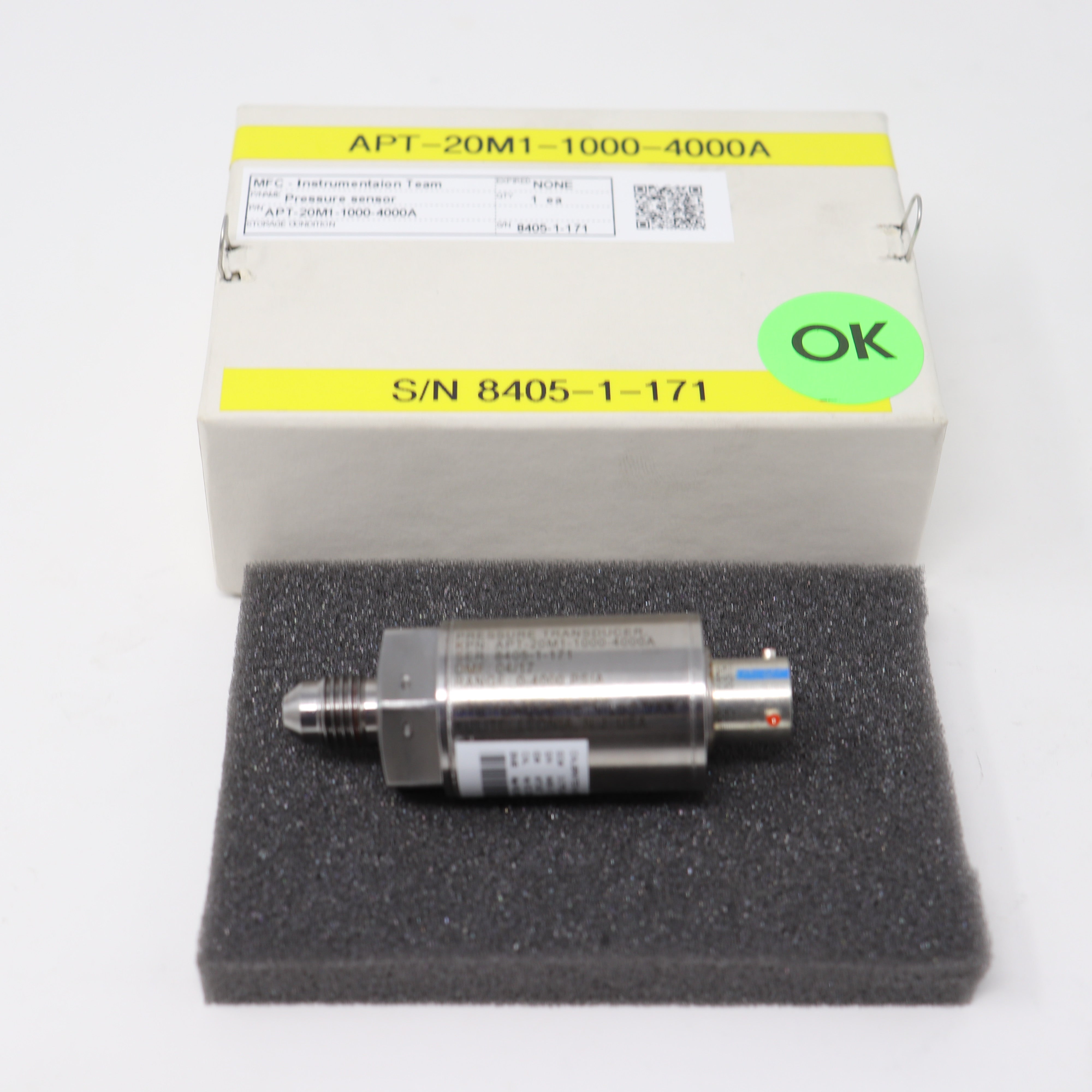 Kulite Aircraft Pressure Transducer/ Sensor APT-20M1-1000-4000A