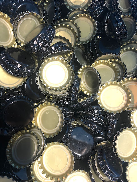 500 Uncrimped Black Crown-caps for Capping Home brew Beer Brewery Qual