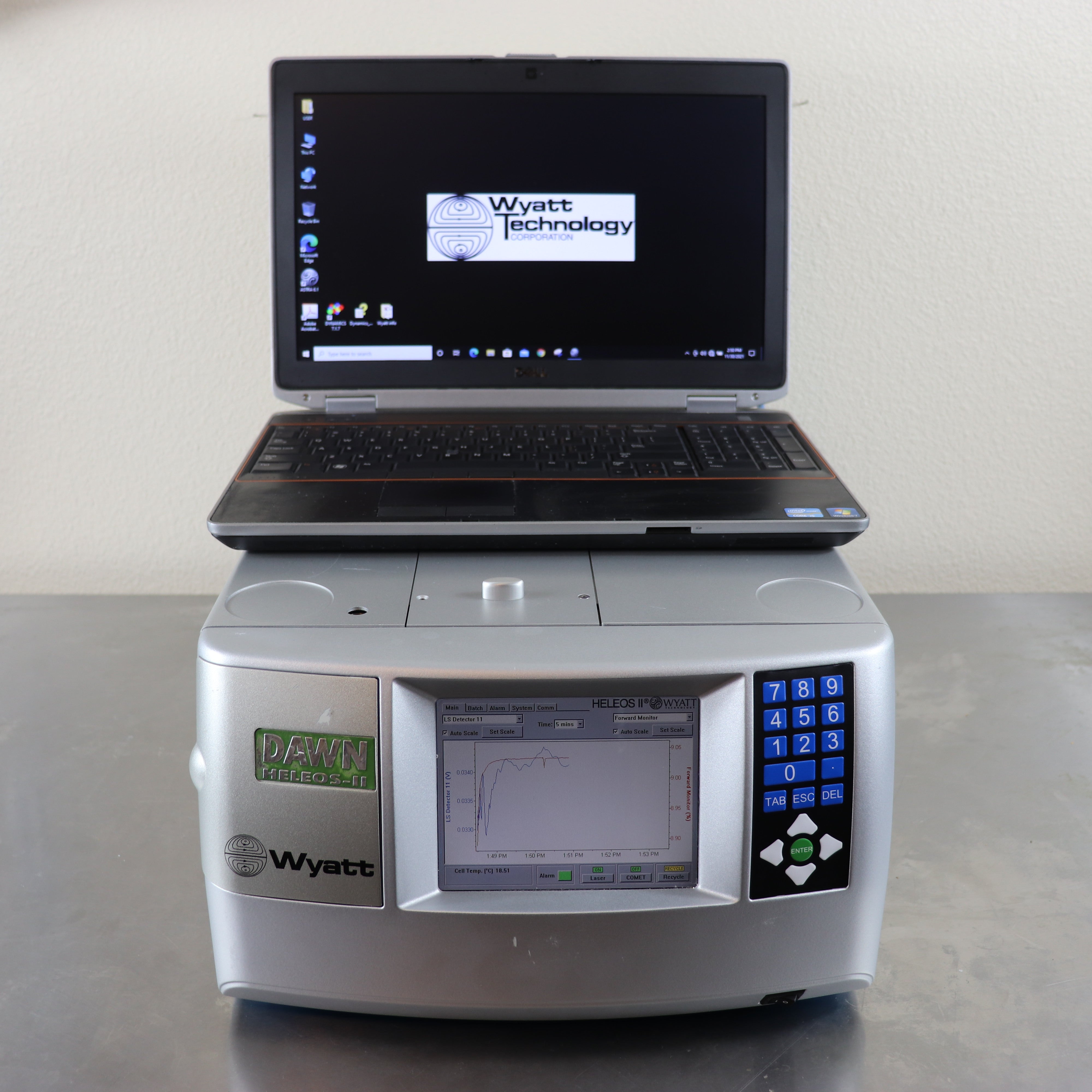 Wyatt Dawn Heleos II Multi-Angle Light Scattering (MALS) Detector WH2-