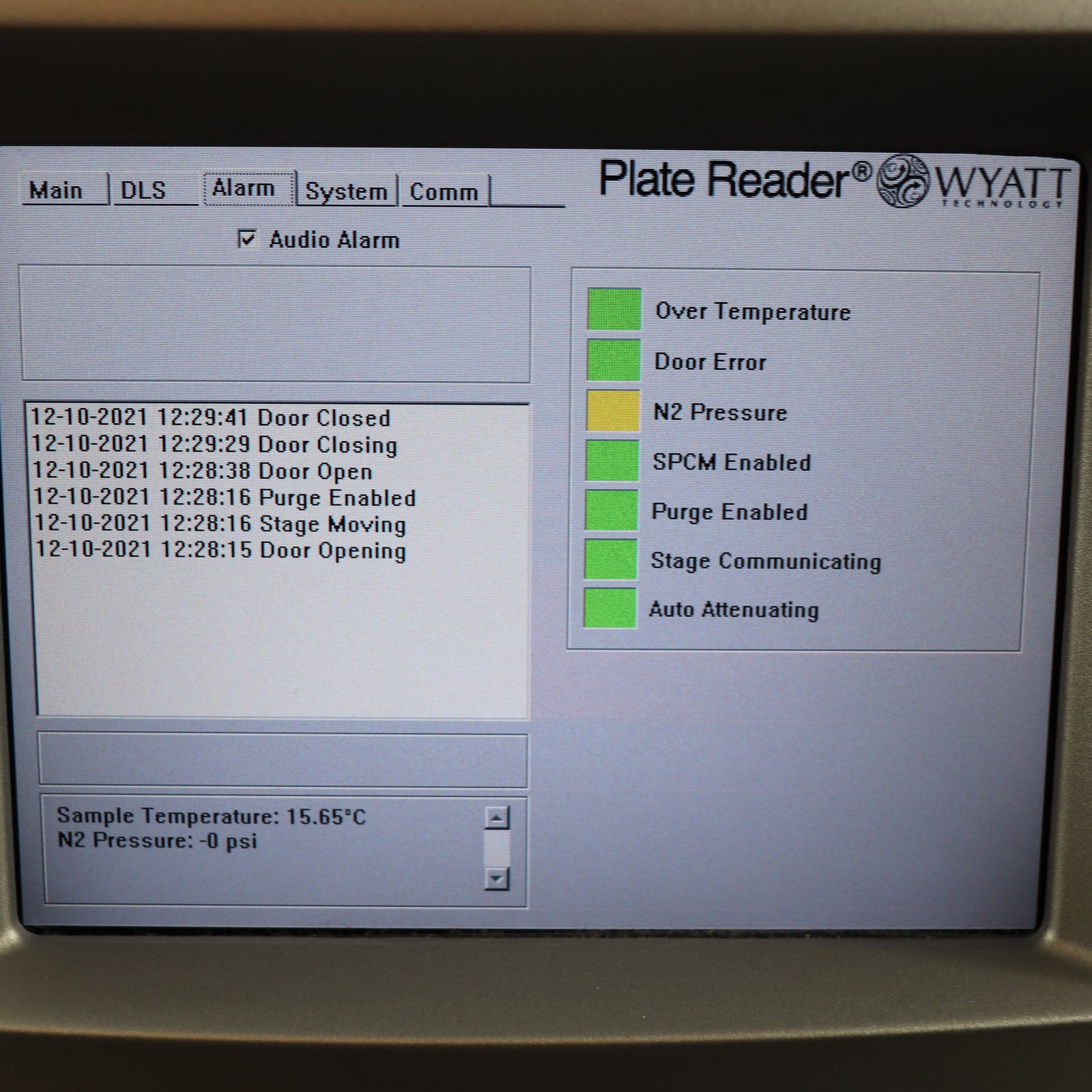 Wyatt DynaPro DLS Plate Reader WPR-09 w/ Dynamics 7.1 Software