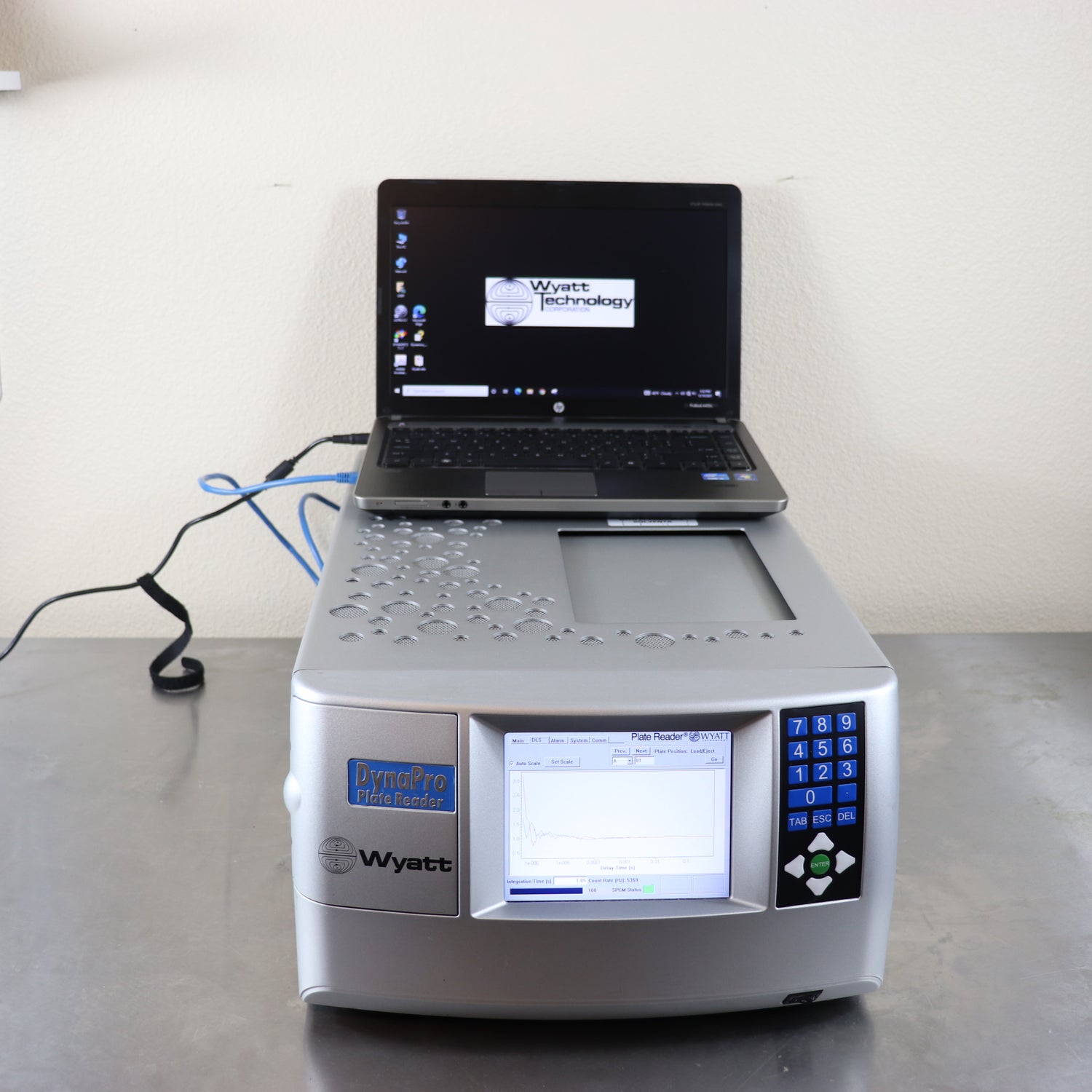 Wyatt DynaPro DLS Plate Reader WPR-09 w/ Dynamics 7.1 Software