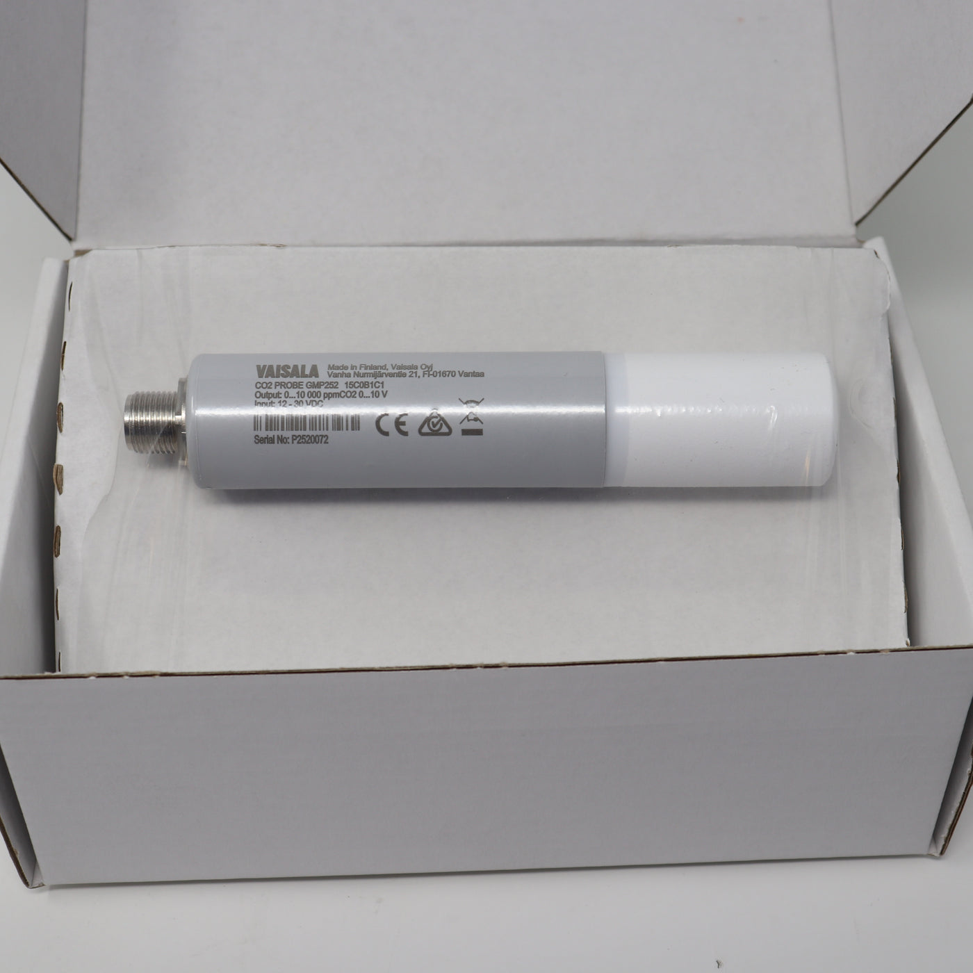 Vaisala 0-10,000ppm 0-10V CO2 Probe w/ Cable GMP252 15C0B1C1