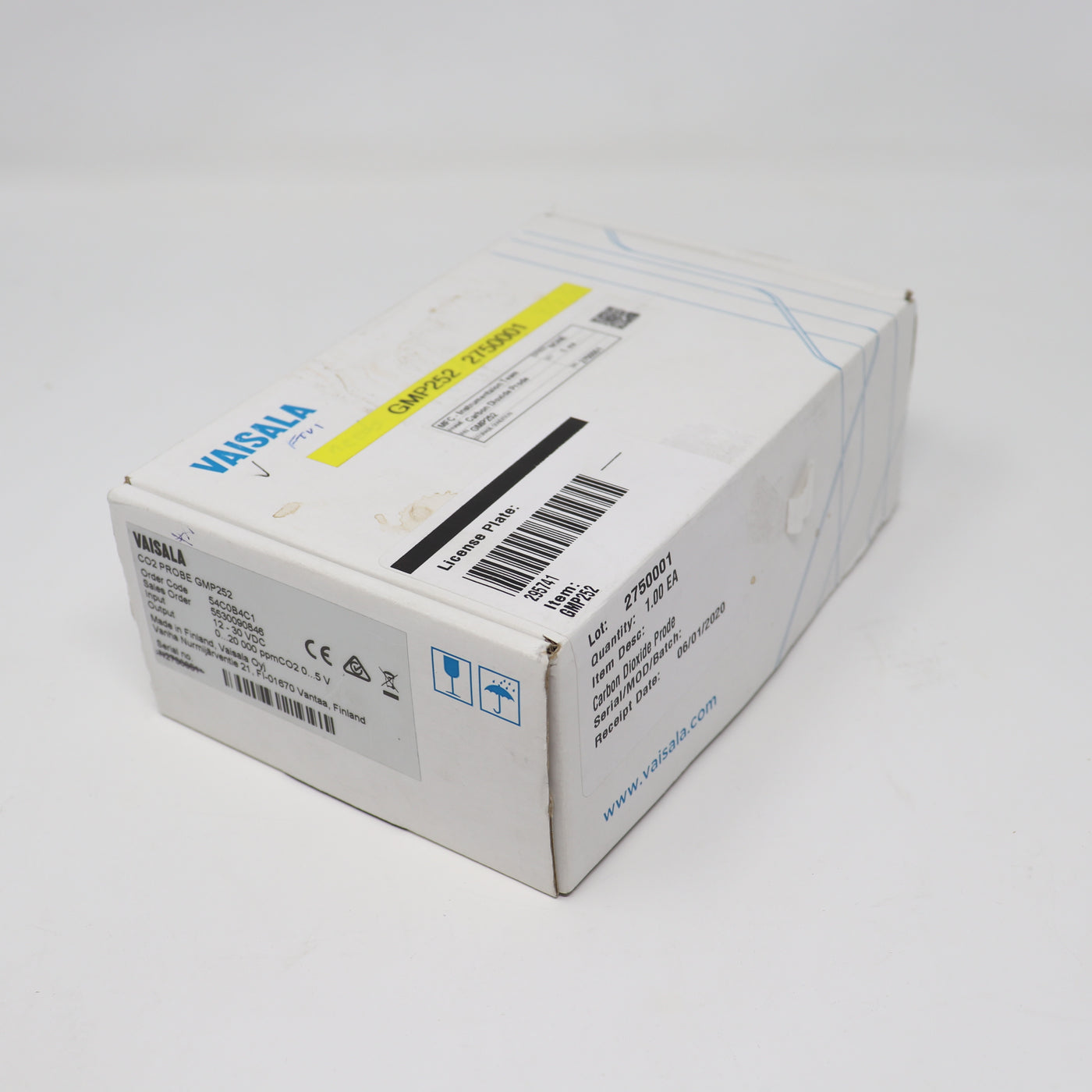 Vaisala 0-20,000ppm 0-5v CO2 Probe w/ USB Cable GMP252