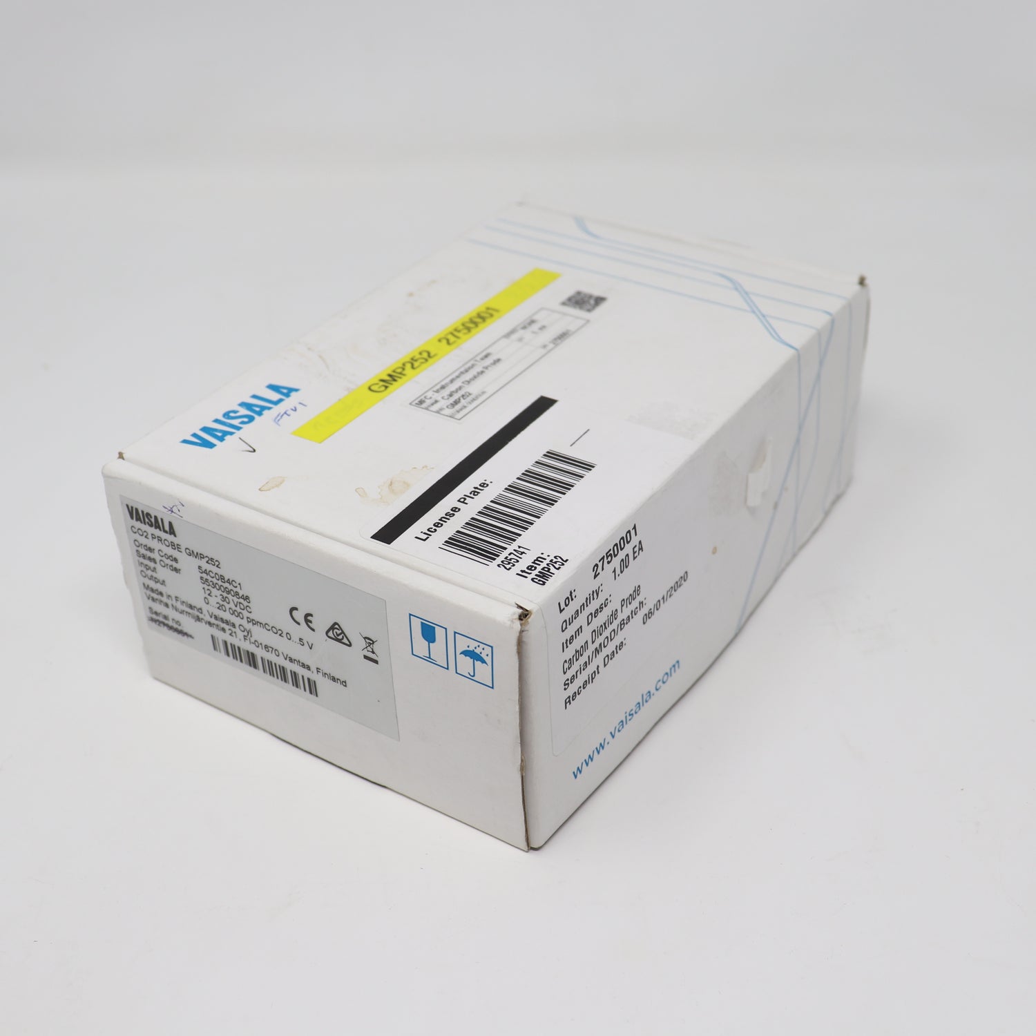 Vaisala 0-20,000ppm 0-5v CO2 Probe w/ USB Cable GMP252