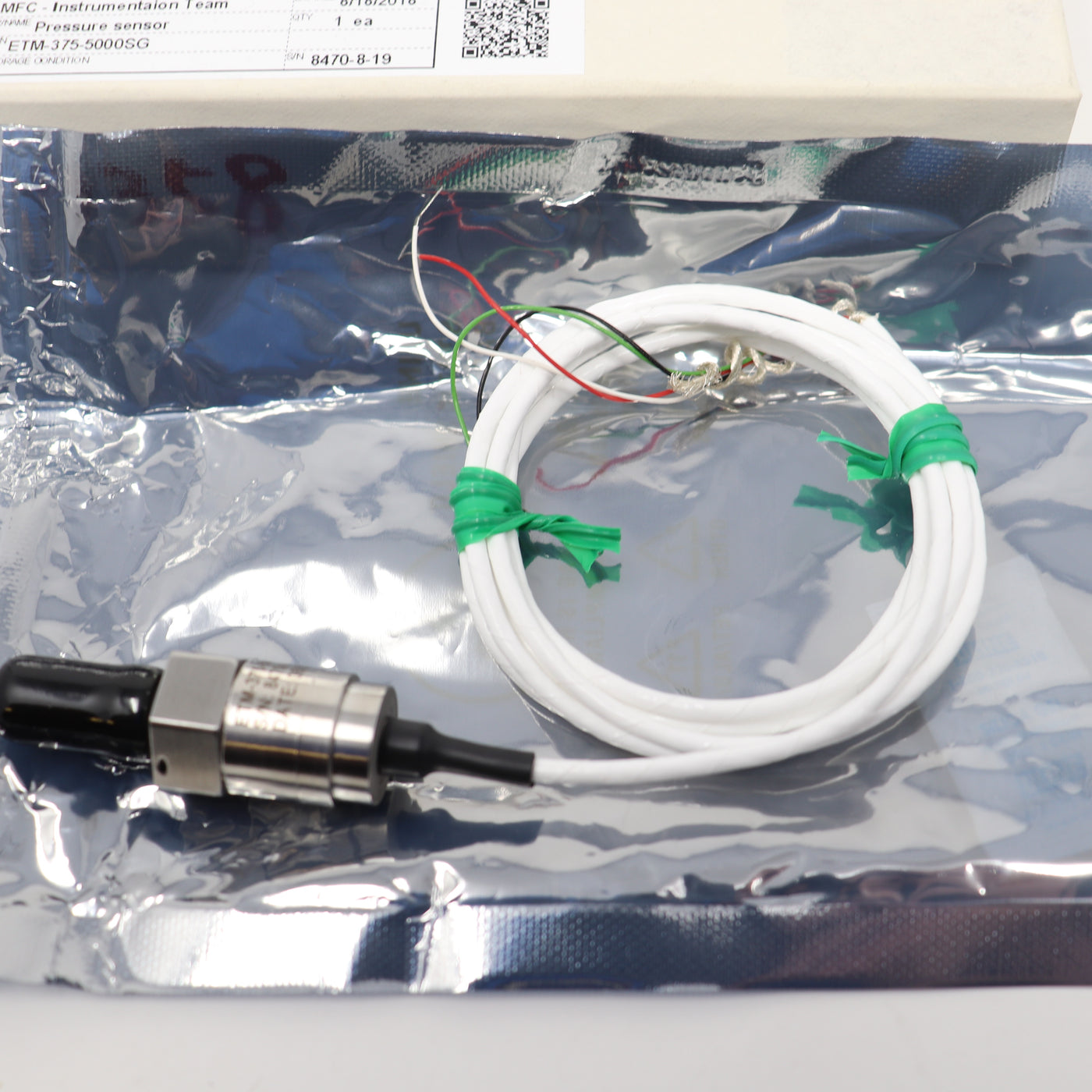 Kulite Sealed Gage 5000PSI Pressure Sensor/ Transducer ETM-375-5000SG