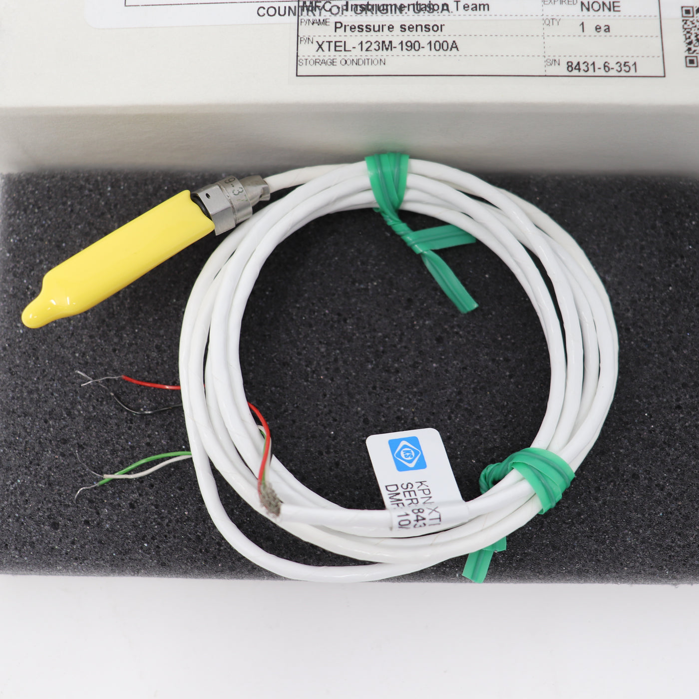 Kulite Miniature Ruggedized High Temp Pressure Transducer XTEL-123M-19