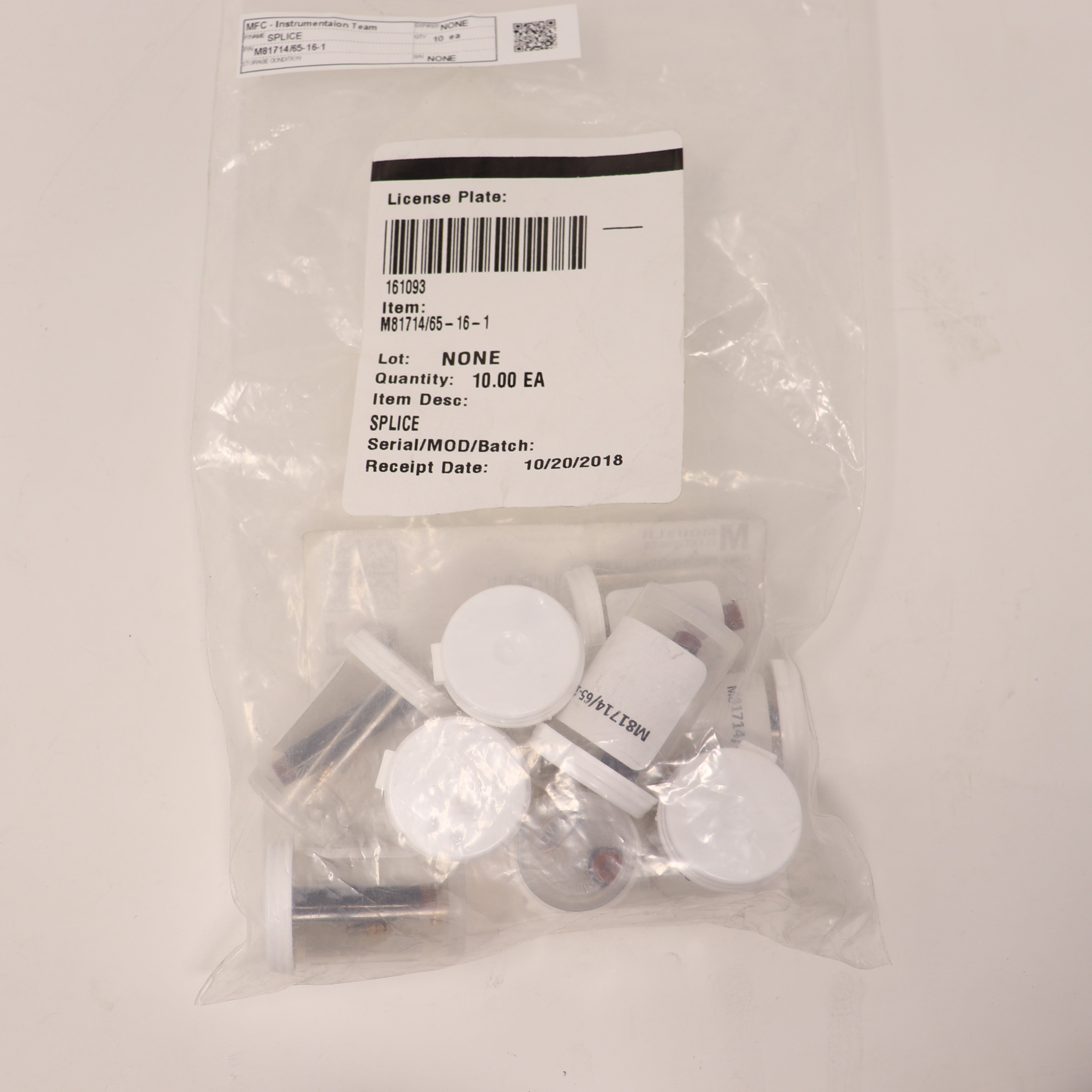 (10) Pack Amphenol In-Line Junction Module Splice M81714/65-16-1 SJS31