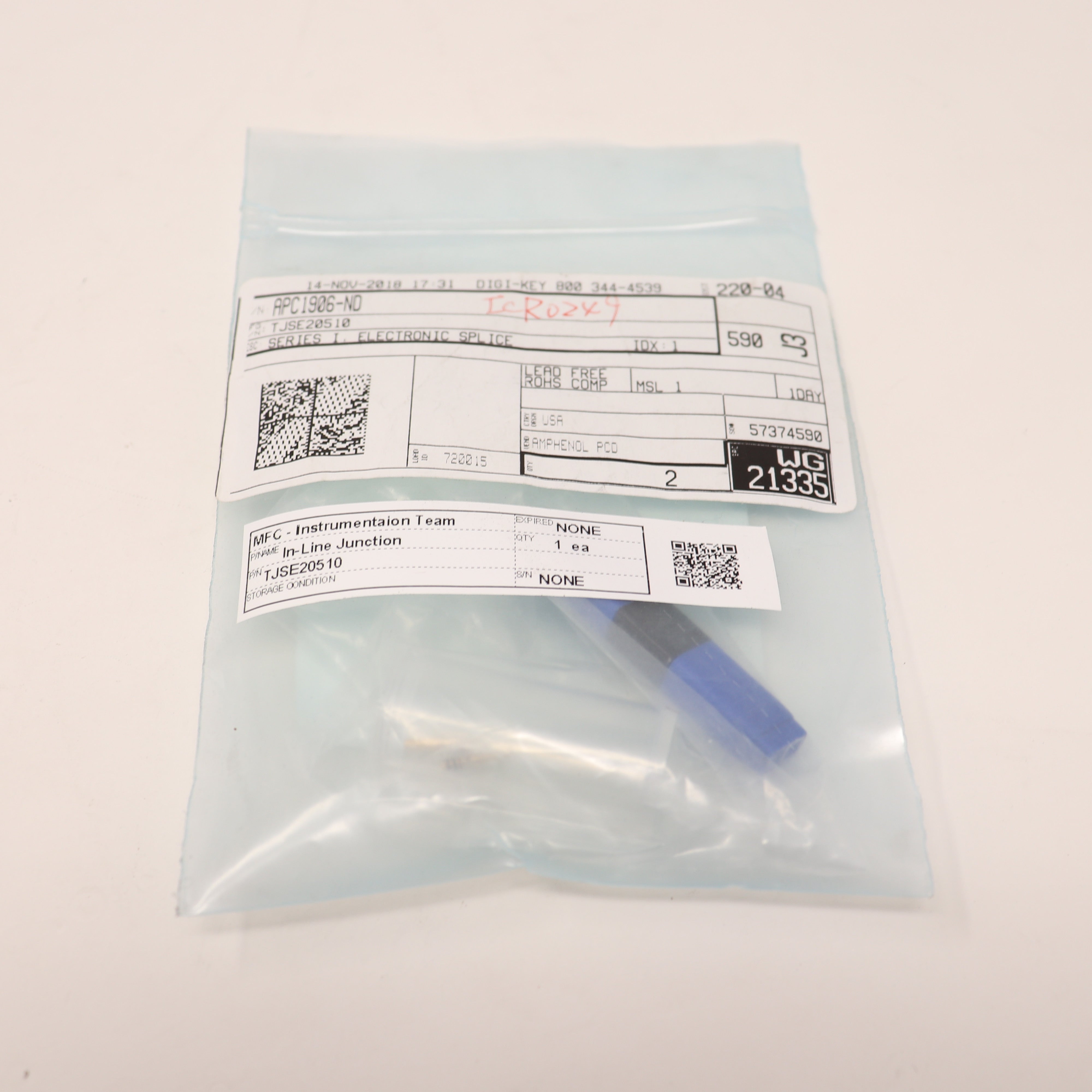 Amphenol PCD In-Line Junction Module Splice TJSE20510