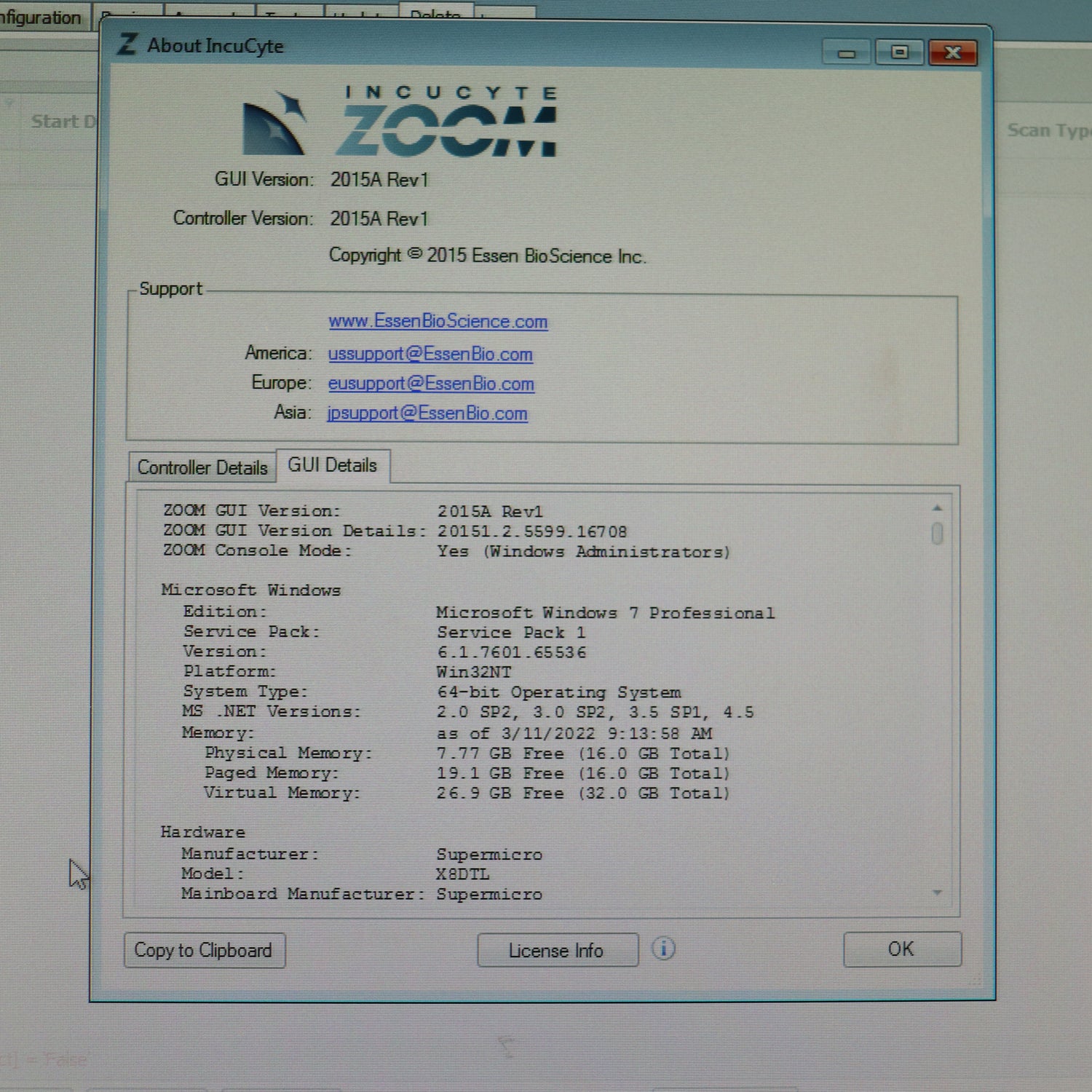 Essen Bioscience IncuCyte Zoom Live-Cell Analysis System