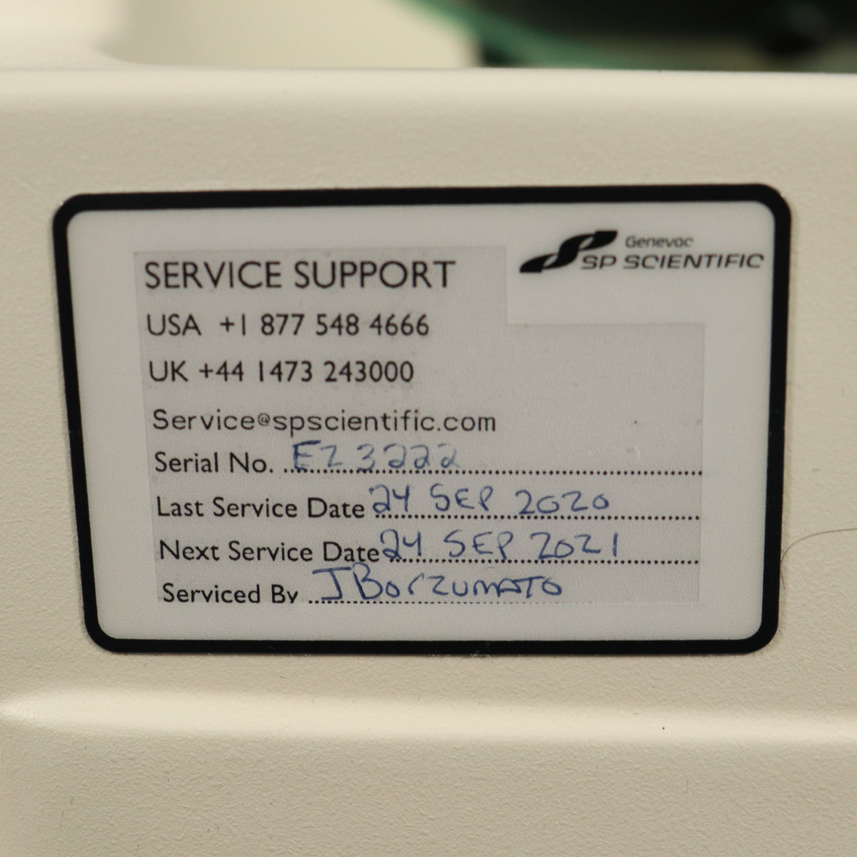 Genevac EZ-2 Plus Solvent Evaporator Mark3 EZ2.3