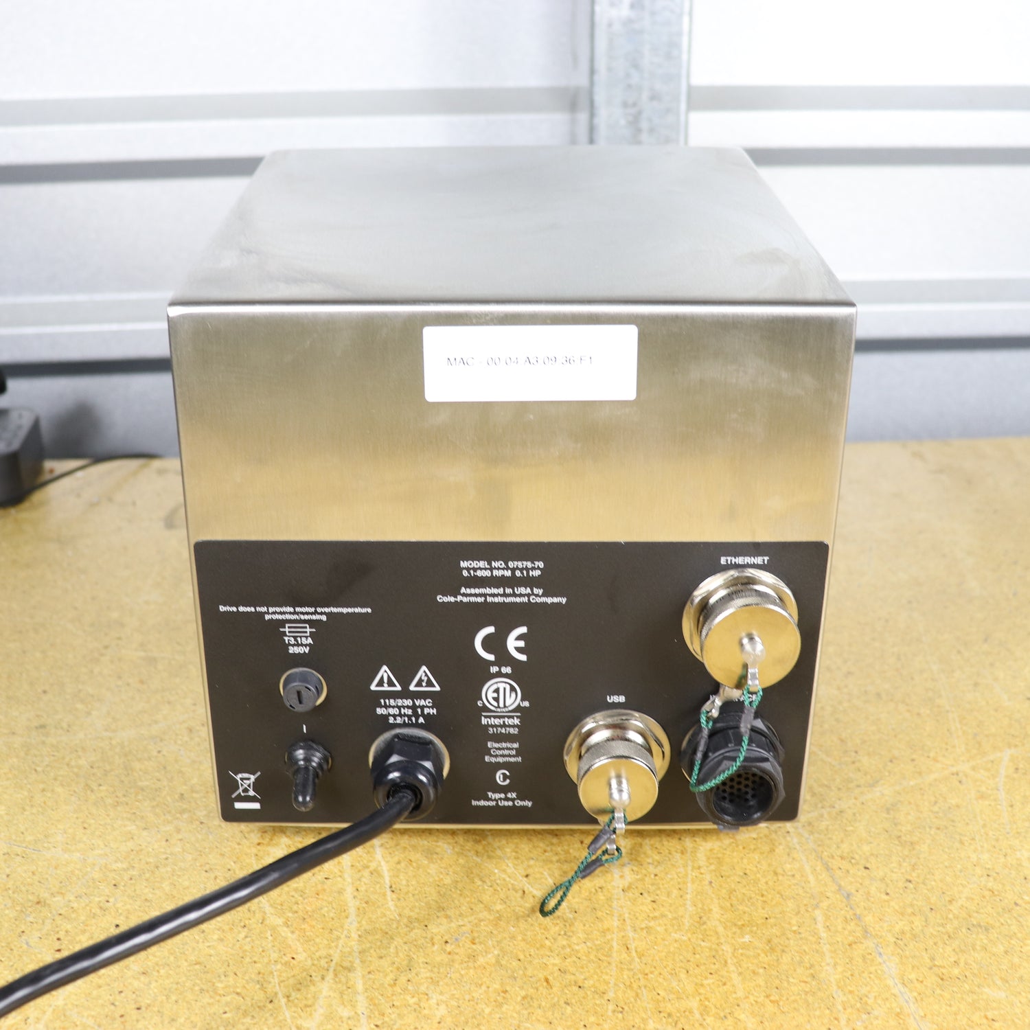 MasterFlex L/S Digital Console Drive 07575-00 w/ Easy-Load II Head 1-6
