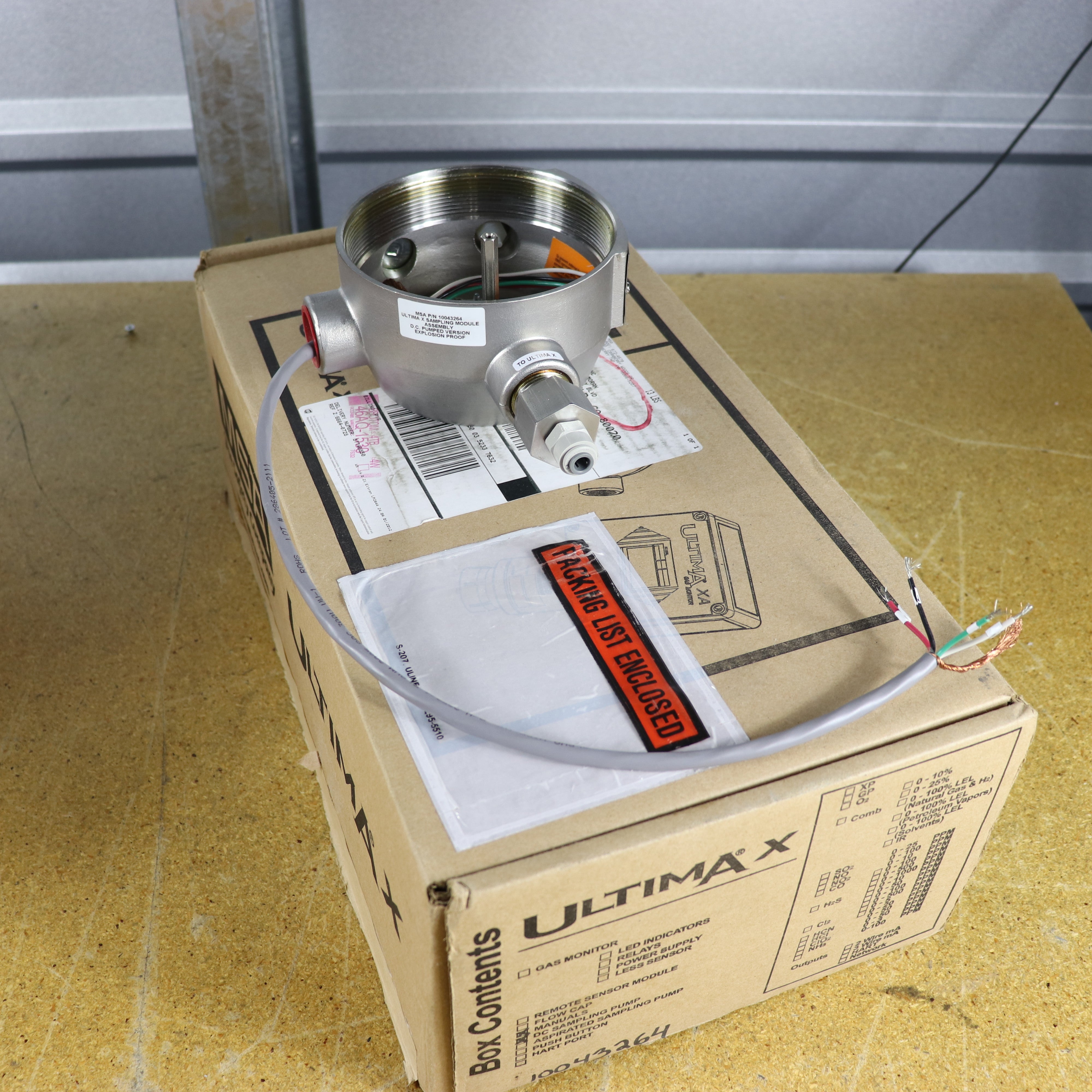 MSA ULTIMA XE CL1 DIV1 GAS MONITOR MAIN HOUSING