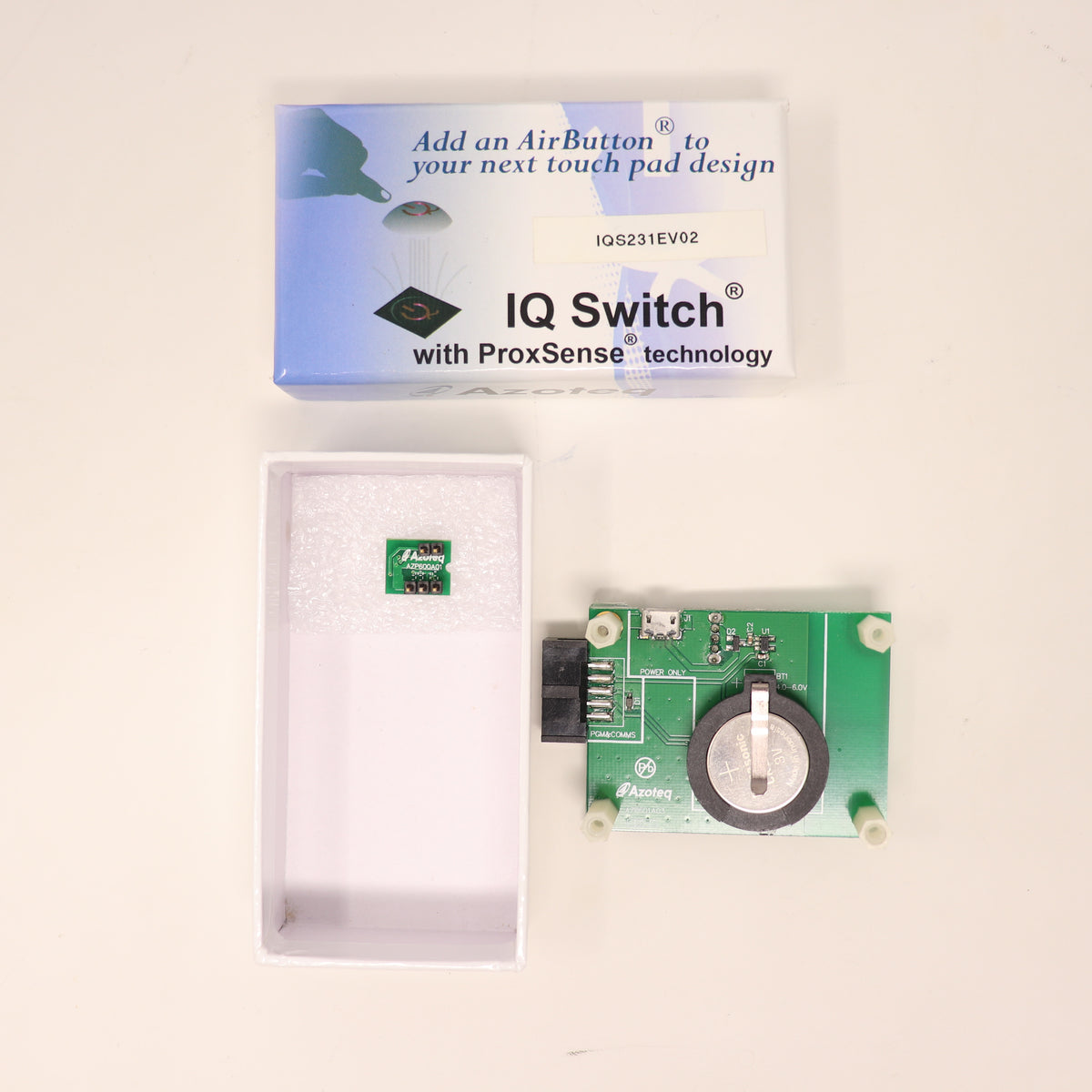 (4) Azoteq IQ Switch ProxSense IQS231EV02 Single Channel Capacitive Pr